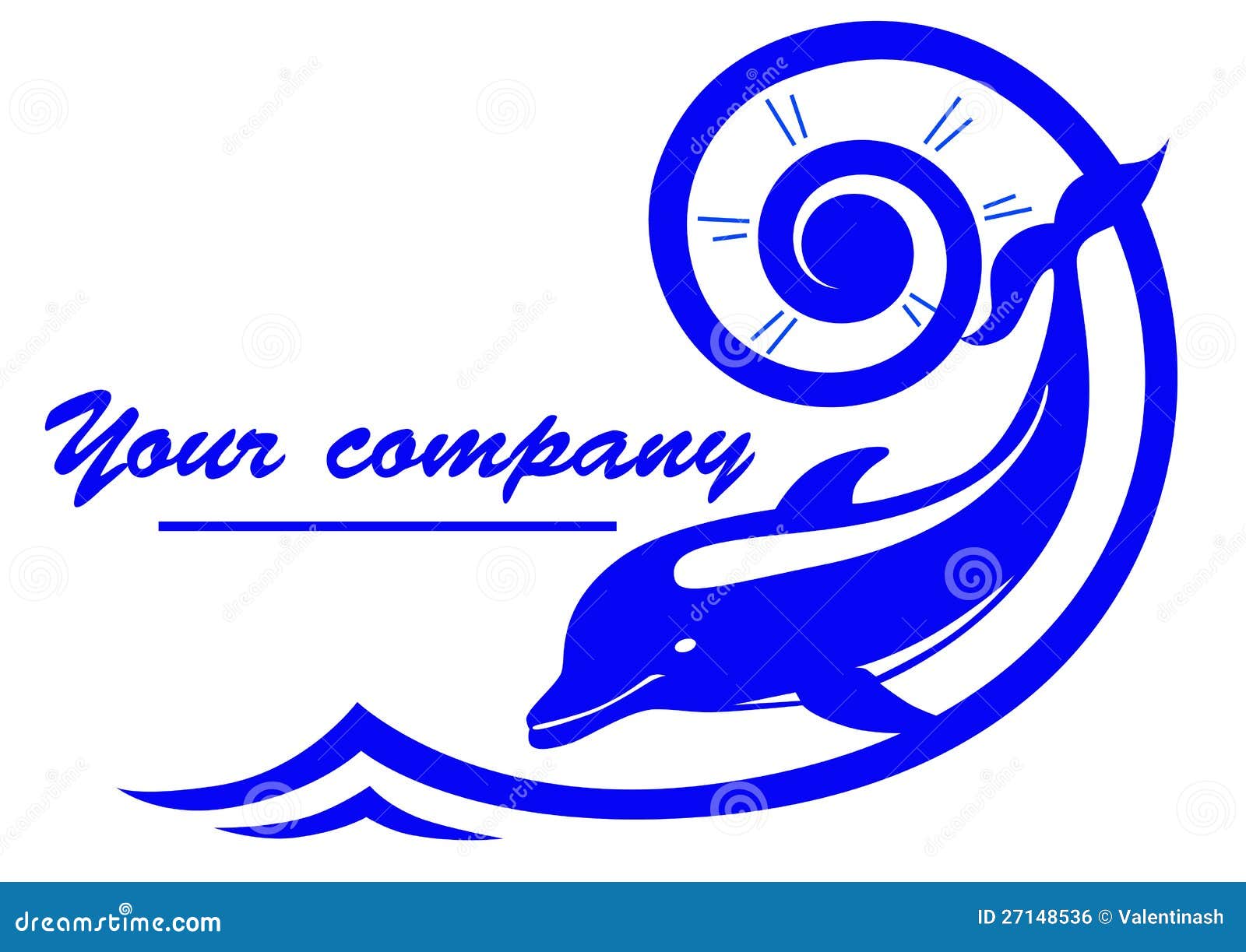 Dolphin logo stock vector. Illustration of ocean, nature - 27148536