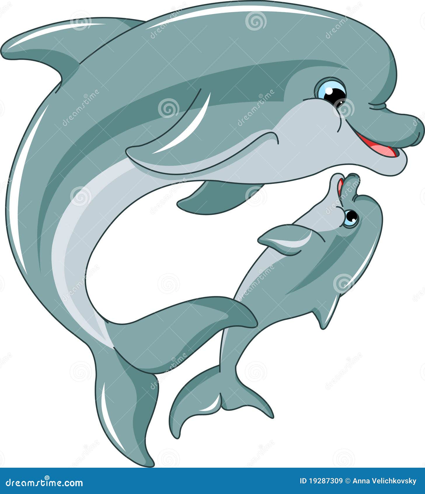 Baby Dolphin Cartoon