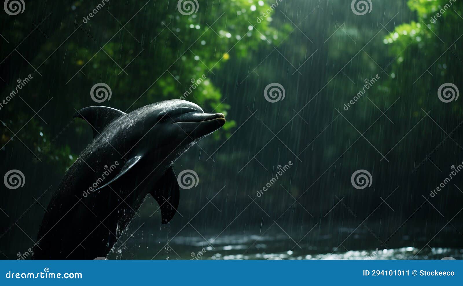 Dolphin in the Rain: a Dramatic Vray Render with Tropical Symbolism ...