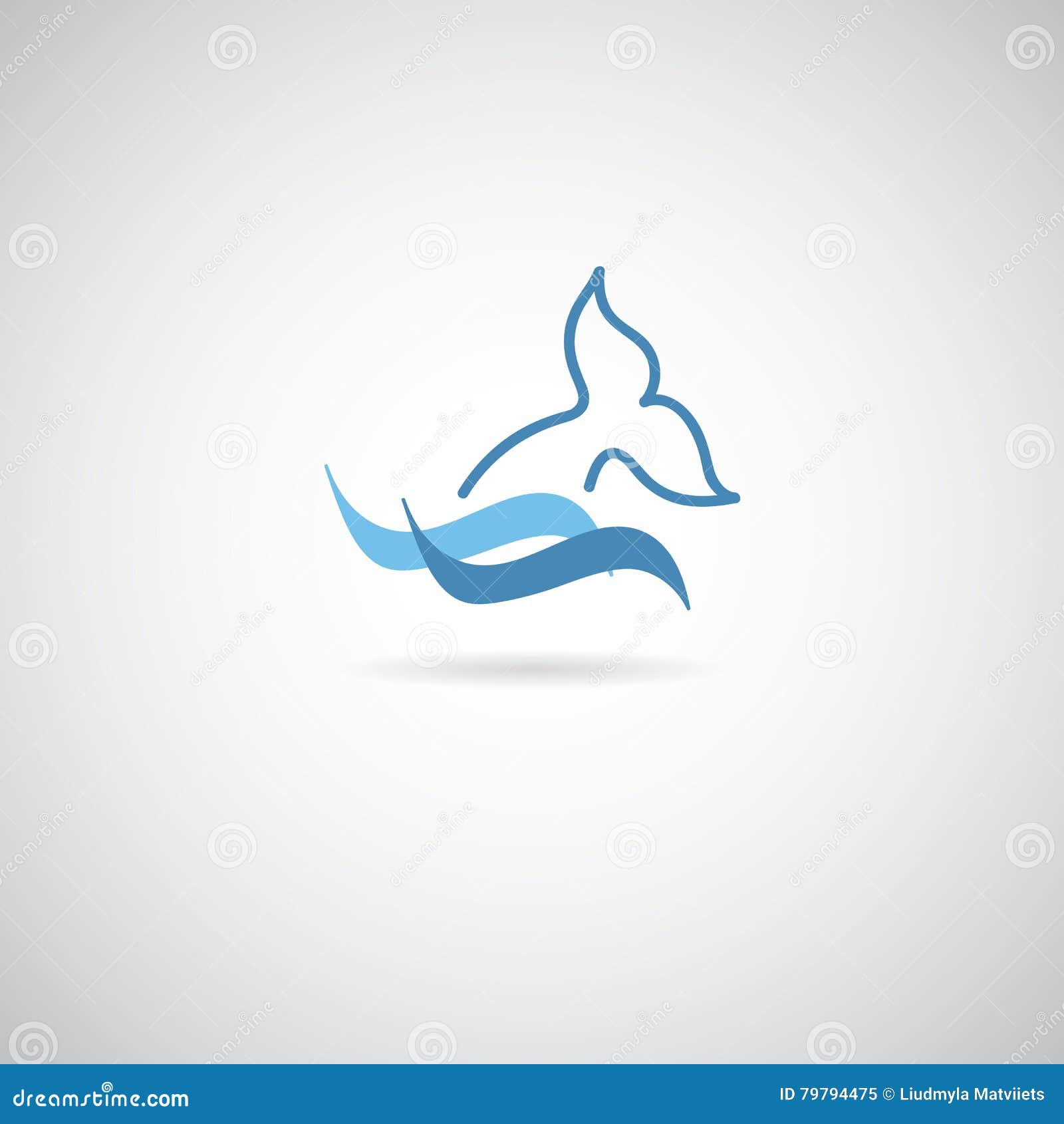 Dolphin Whale Fin Water Splash Icon Stock Illustrations – 281 Dolphin ...