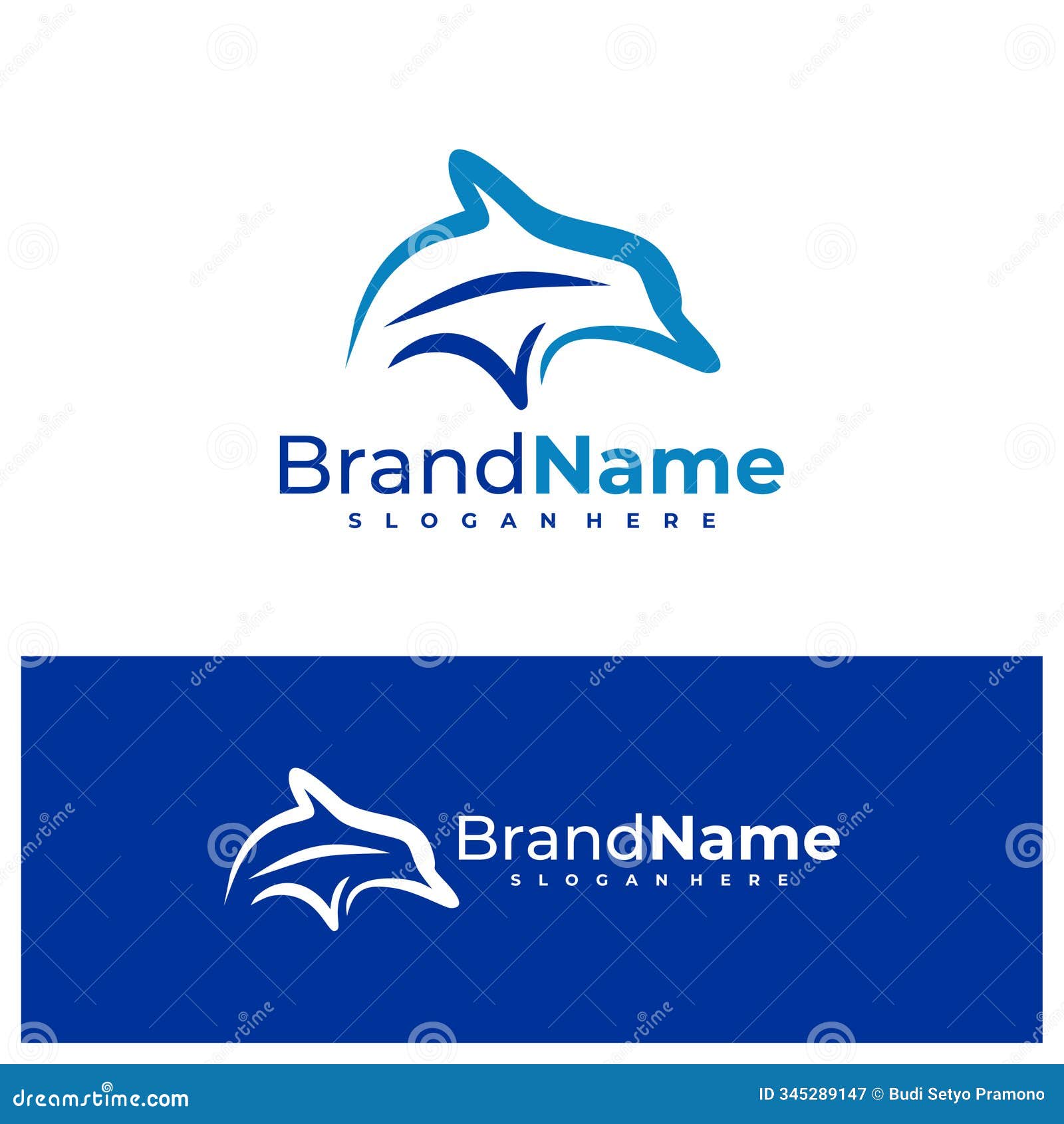 Dolphins Logo Vector Illustration. Dolphins Logo Design Concept ...