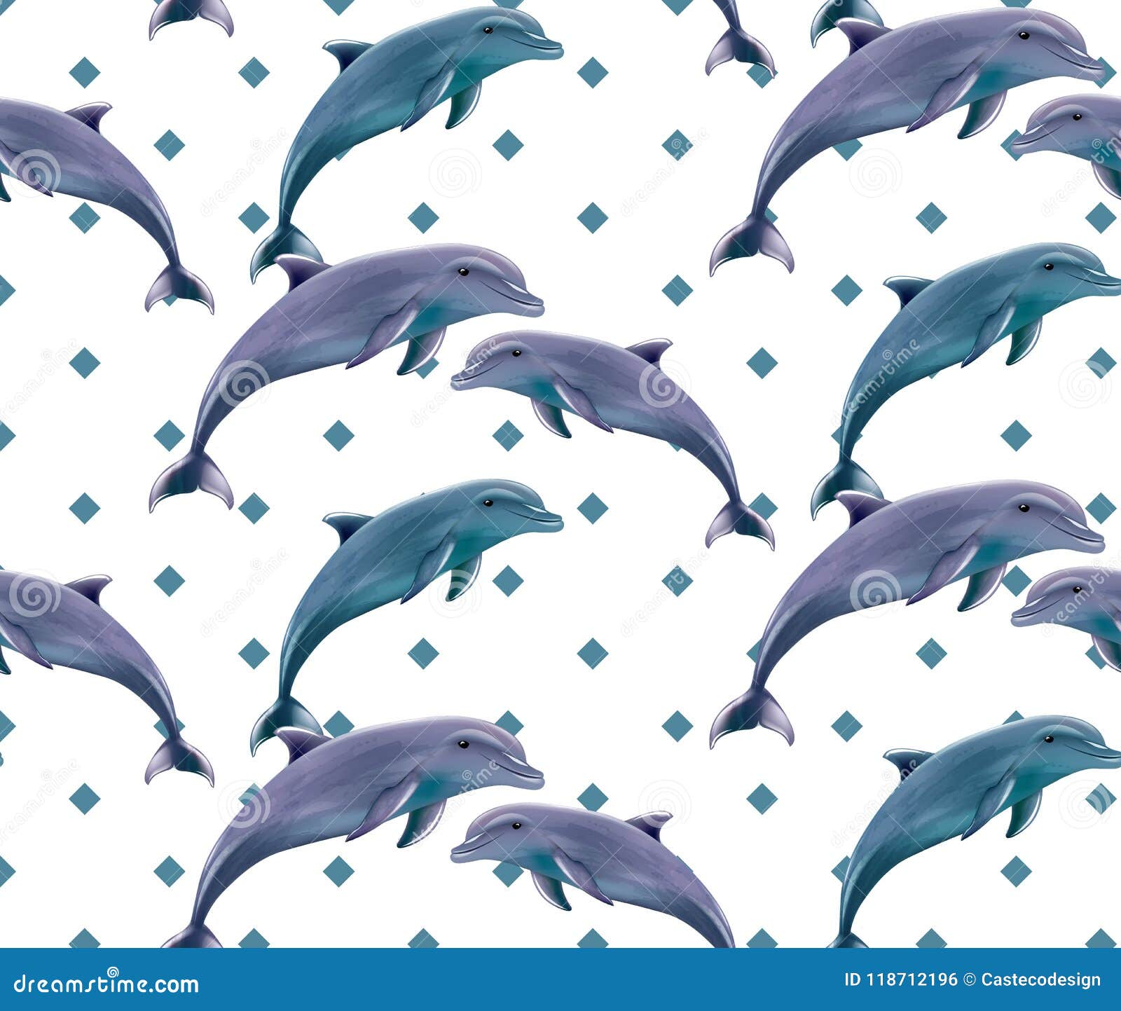 Dolphins Pattern Stock Illustrations – 1,693 Dolphins Pattern Stock ...