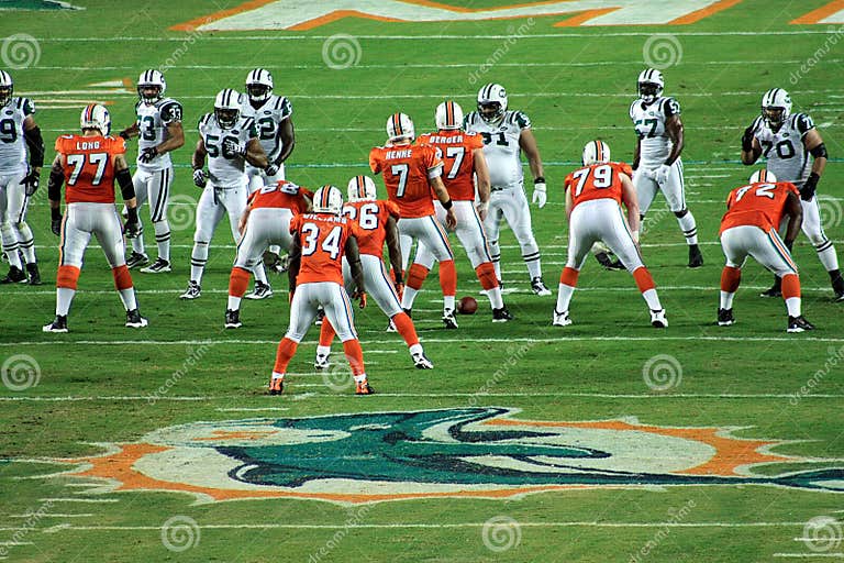 Dolphins vs Jets editorial image. Image of sports, football - 16273215