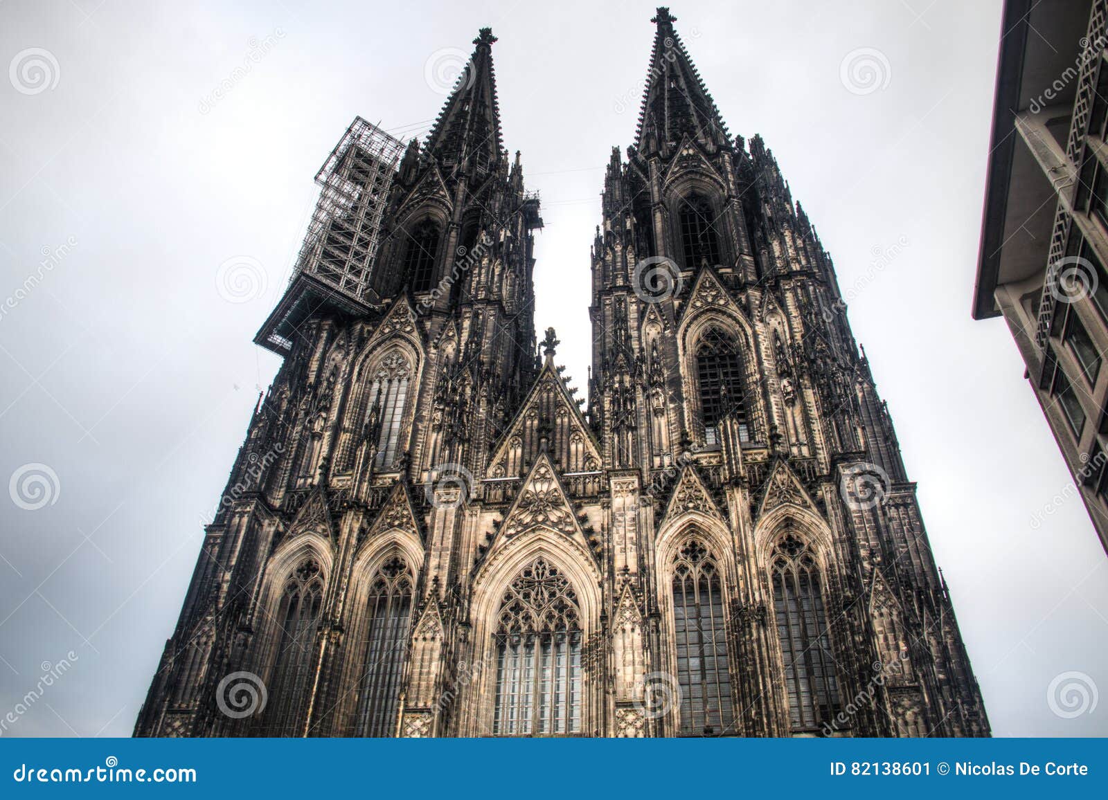 The Dom Cathedral in Cologne, Germany Stock Image - Image of historical ...