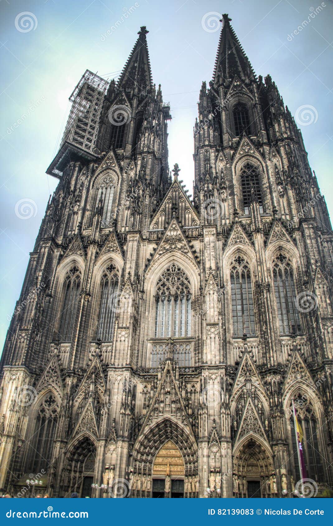 The Dom Cathedral in Cologne, Germany Stock Image - Image of ...