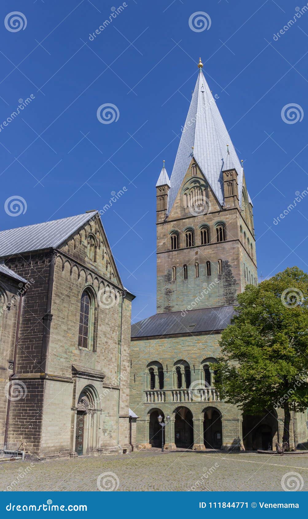 Dom Kerk Op Het Centrale Vierkant Van Soest Stock Afbeelding - Image of ...