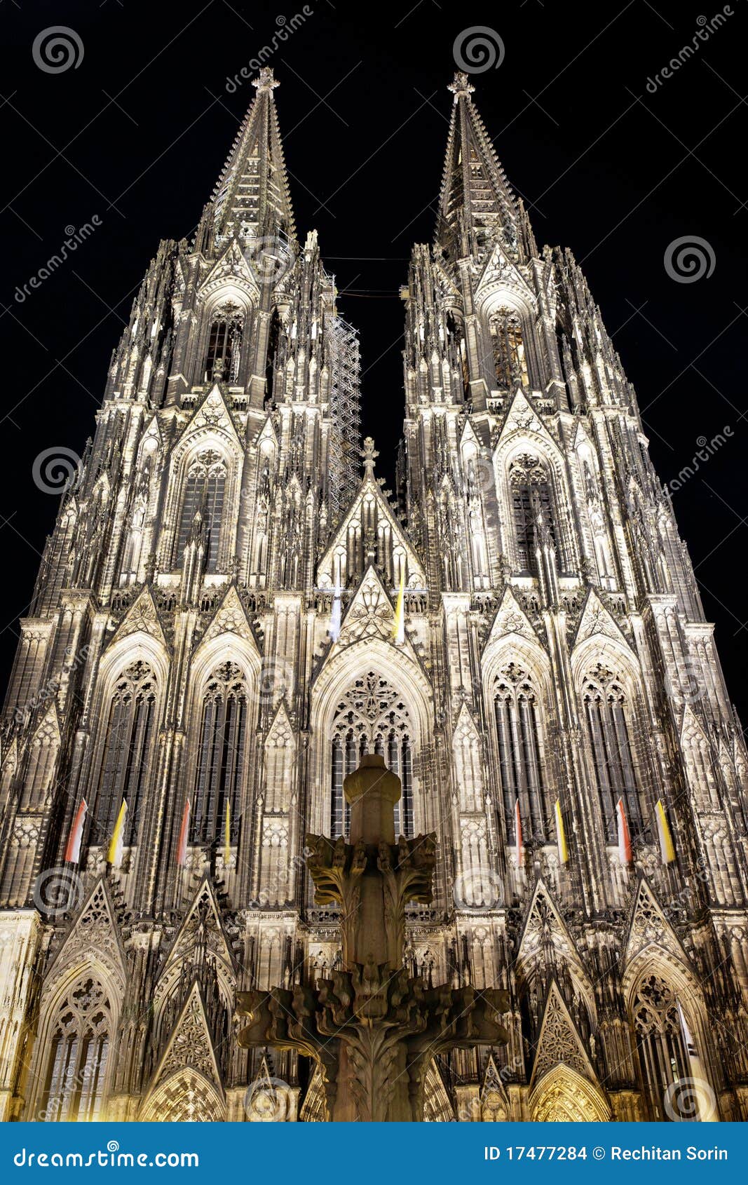 Dom of Koln, Germany stock photo. Image of night, church - 17477284