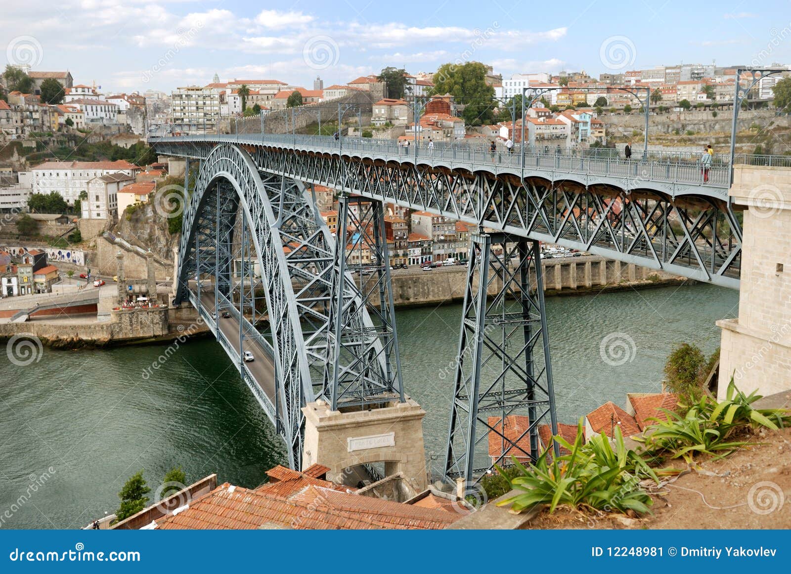 Dom Luis Bridge (Porto) stock image. Image of built, portugal - 12248981