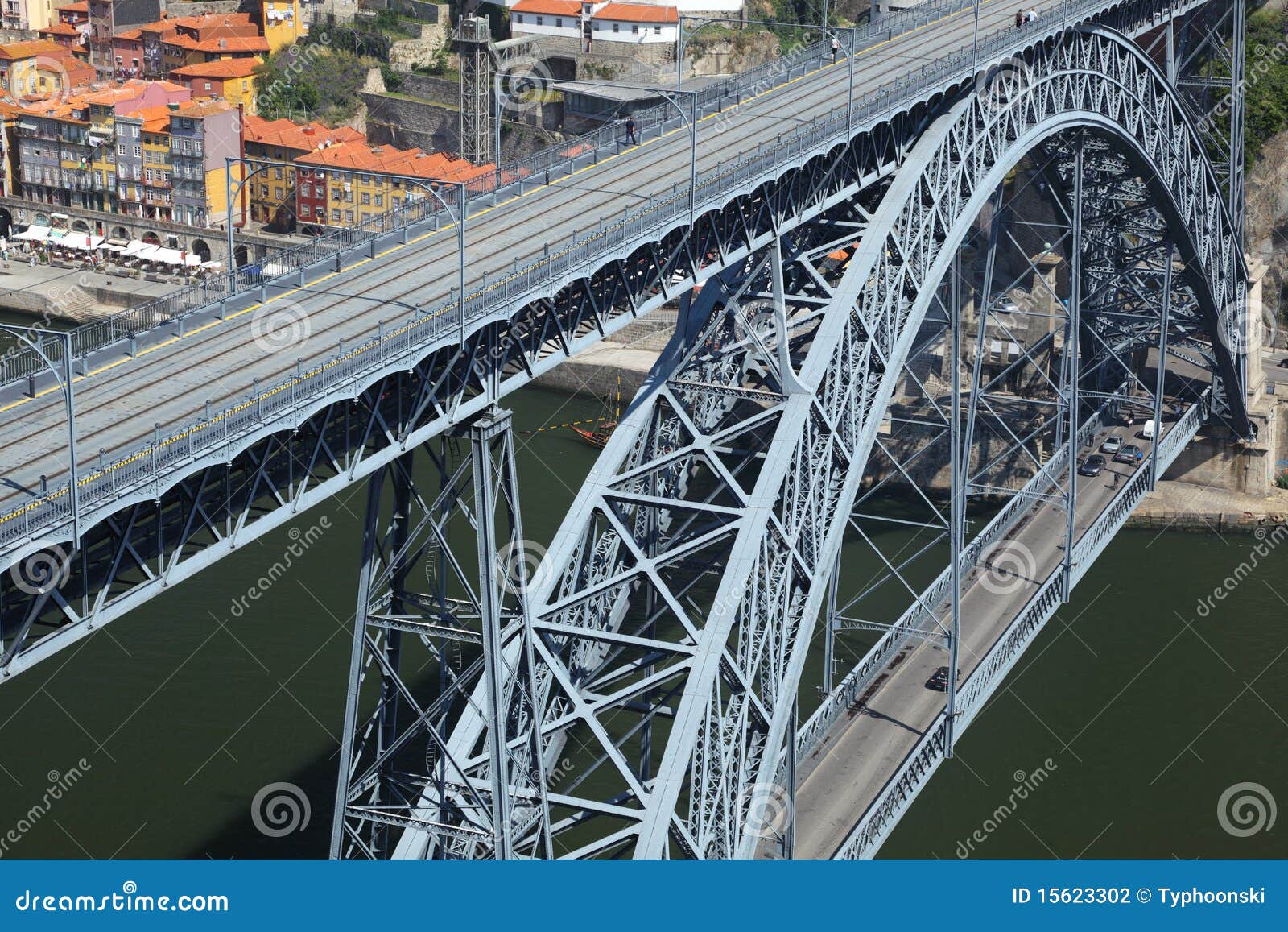Dom Luis Bridge in Porto stock photo. Image of heritage - 15623302