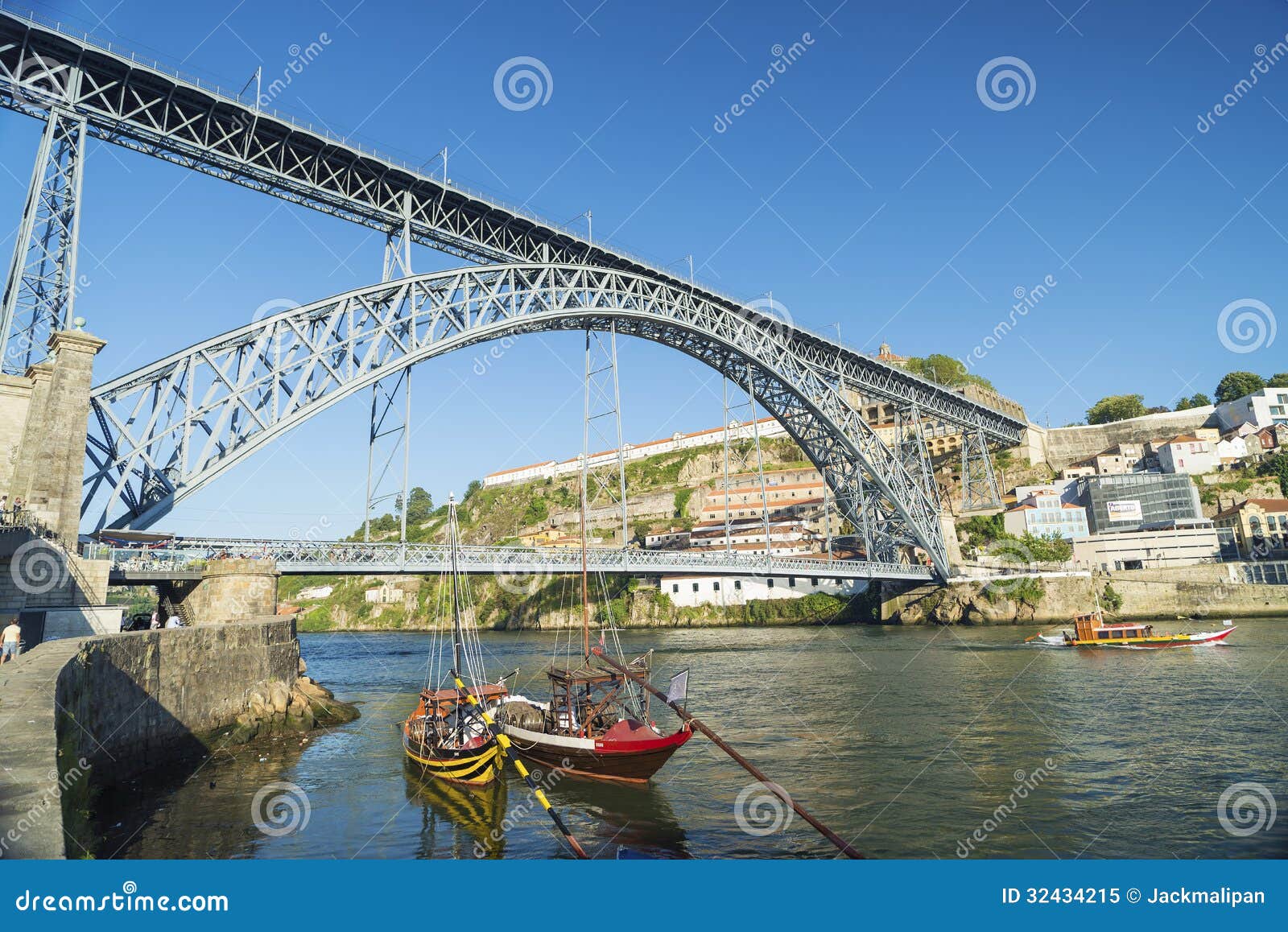 Dom Luis Bridge Porto Portugal Editorial Image - Image of portugal ...