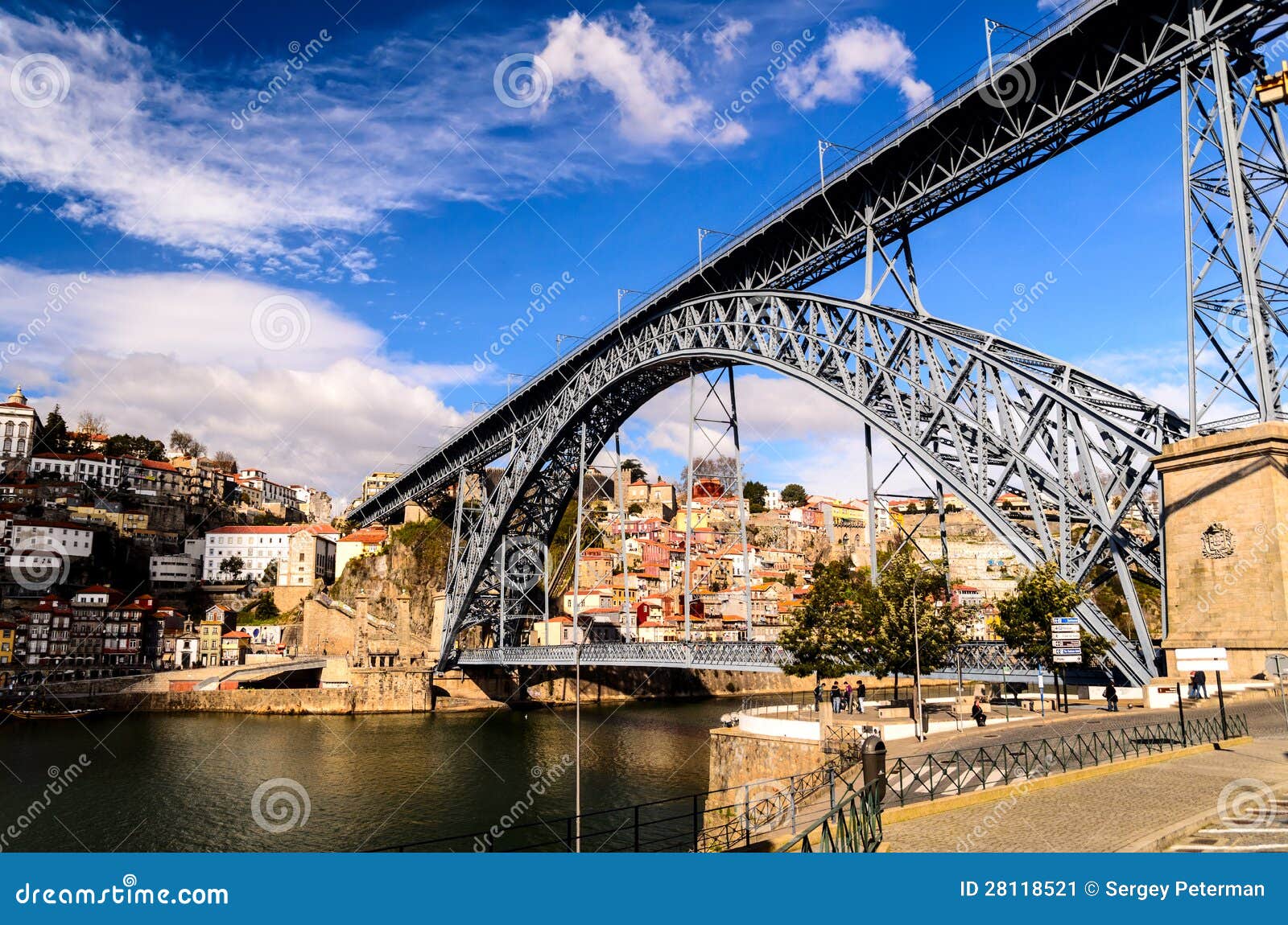 Dom Luis I bridge stock image. Image of market, historical - 28118521