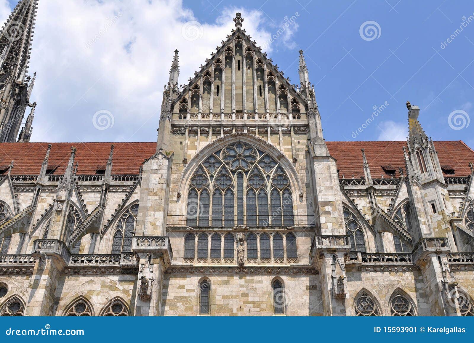 Dom-the Regensburg Cathedral,Germany(UNESCO Site) Stock Image - Image ...