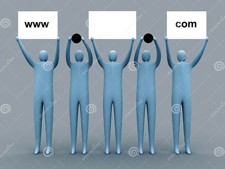 Domain advertising stock illustration. Illustration of domain - 104467