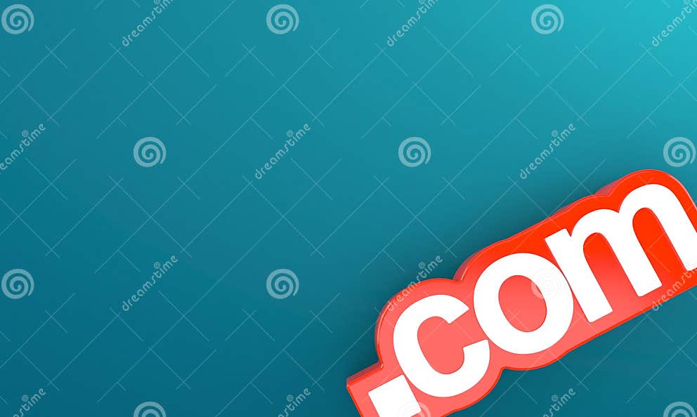 Domain on blue background stock illustration. Illustration of view ...