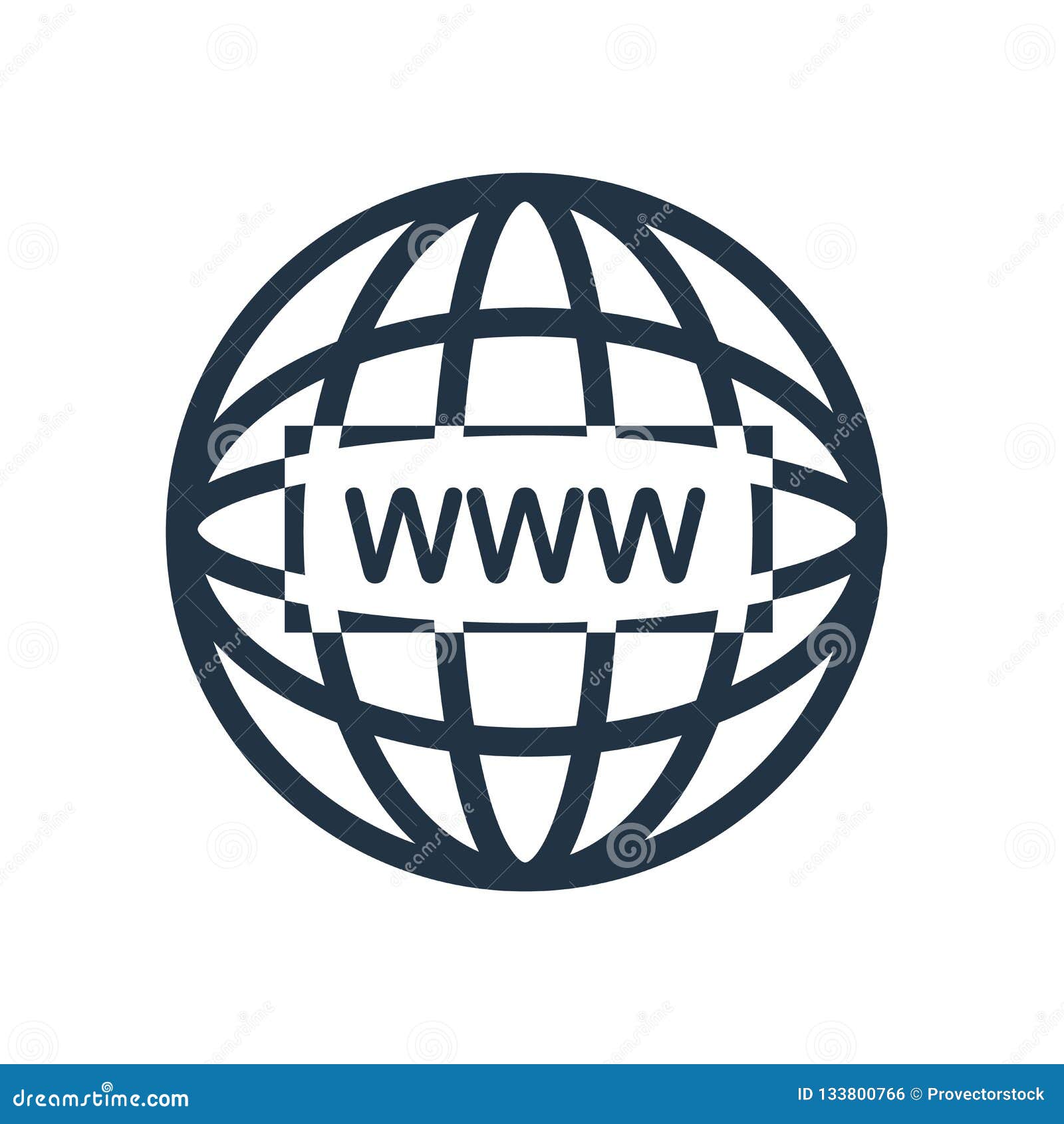 Domain Icon Vector Isolated on White Background, Domain Sign Stock ...