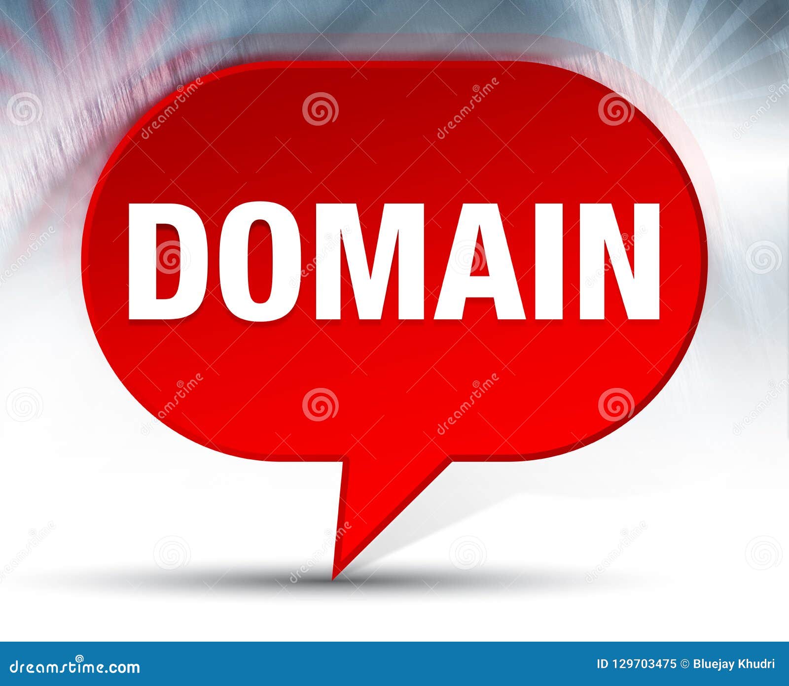 Domain Red Bubble Background Stock Illustration - Illustration of ...