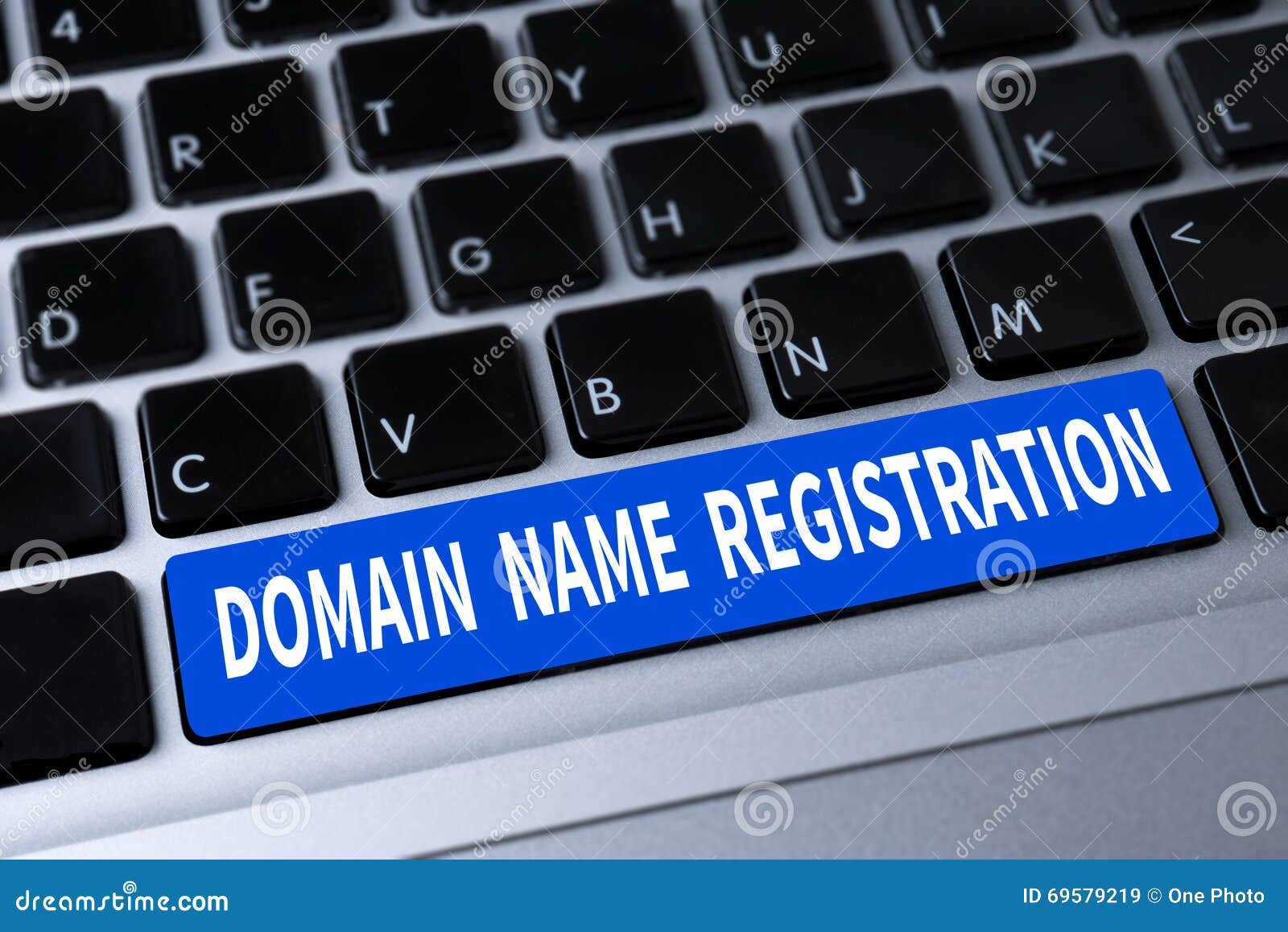 DOMAIN NAME REGISTRATION stock image. Image of computer - 69579219
