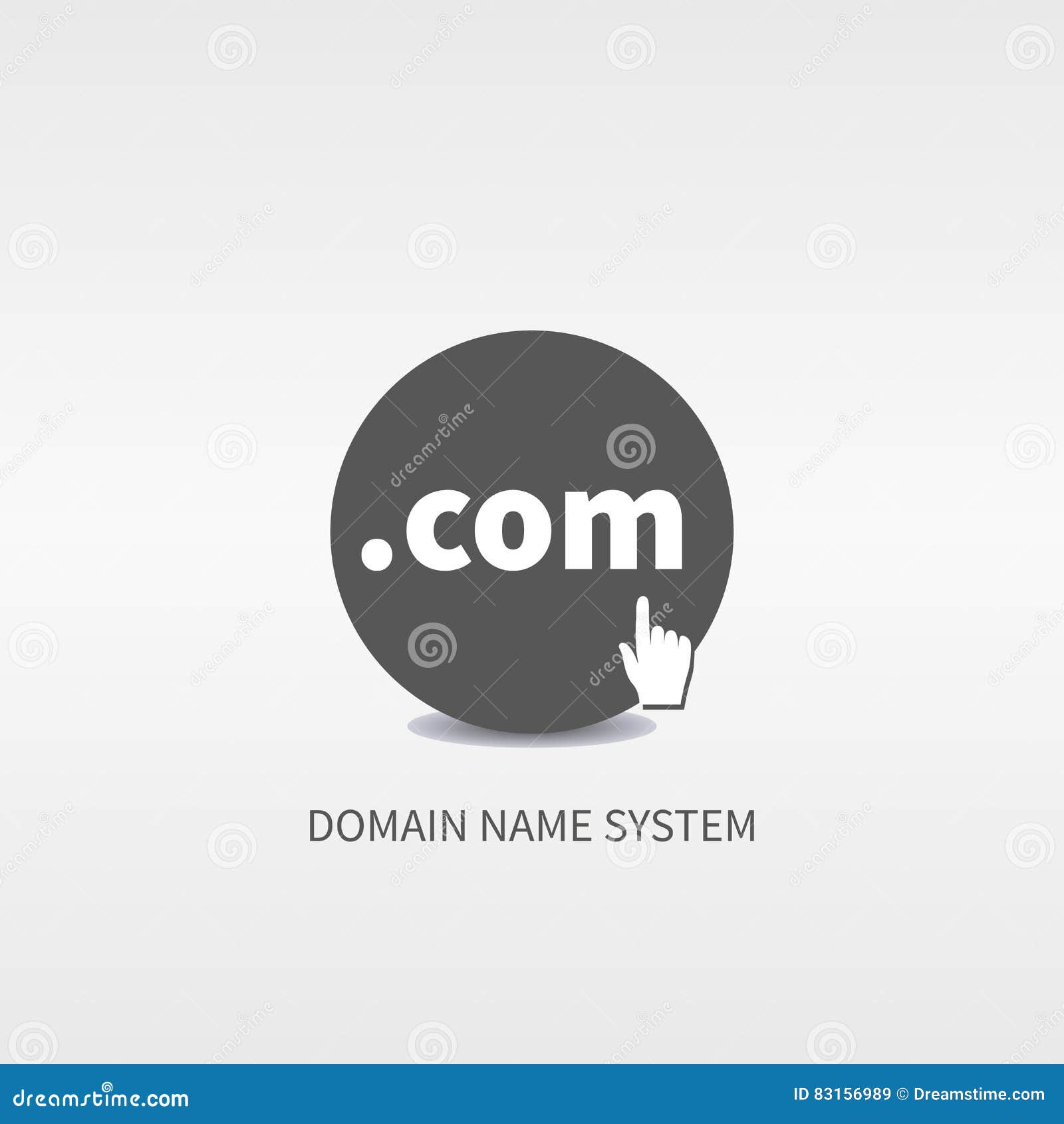 Domain Logo In Large Modern Data Center With Multiple Rows Of Network ...