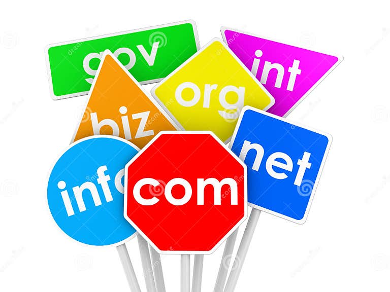 Domain names stock illustration. Illustration of browser - 22122473