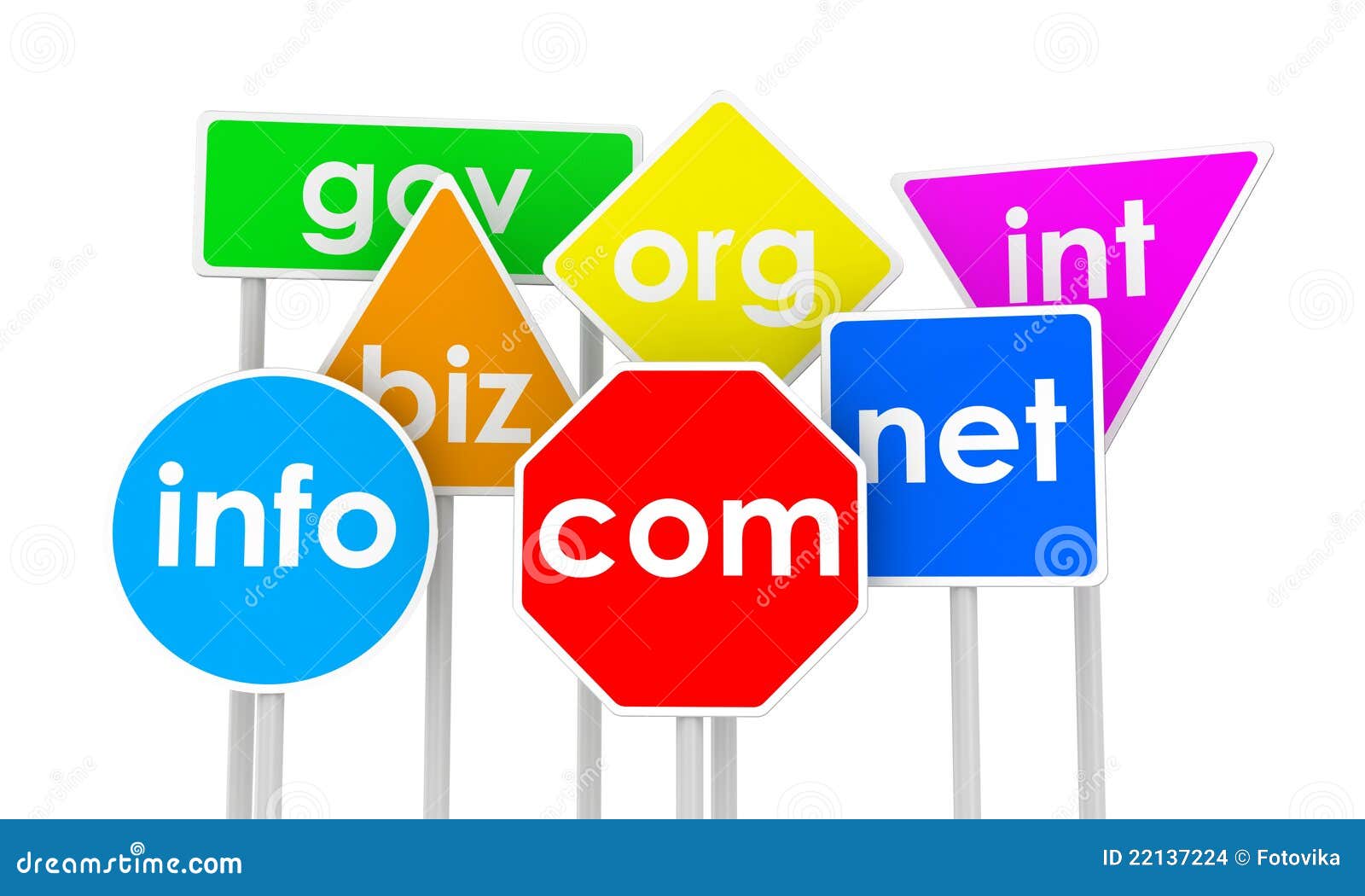 Domain names stock illustration. Illustration of shopping - 22137224