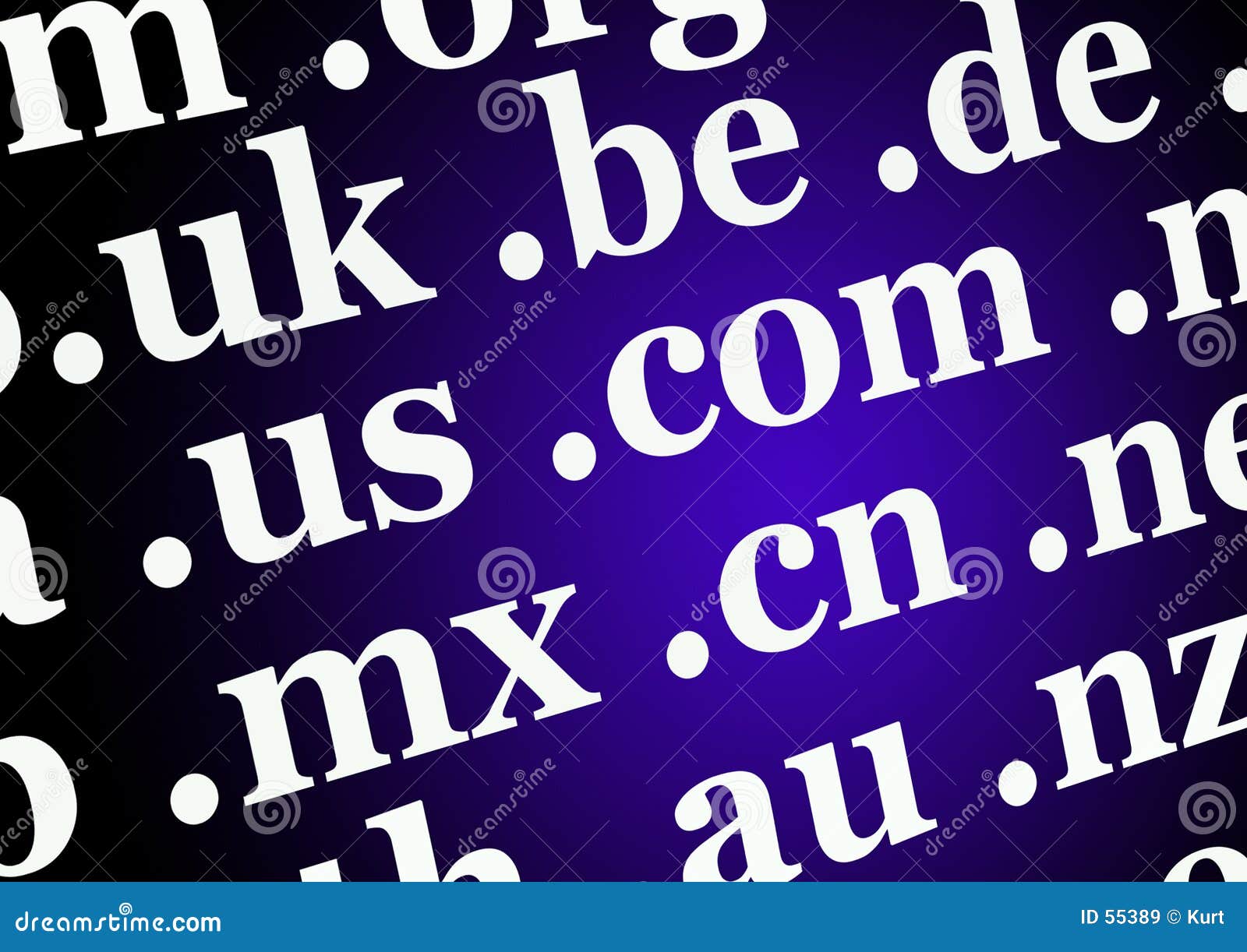 Domain names background stock image. Image of country, blue - 55389
