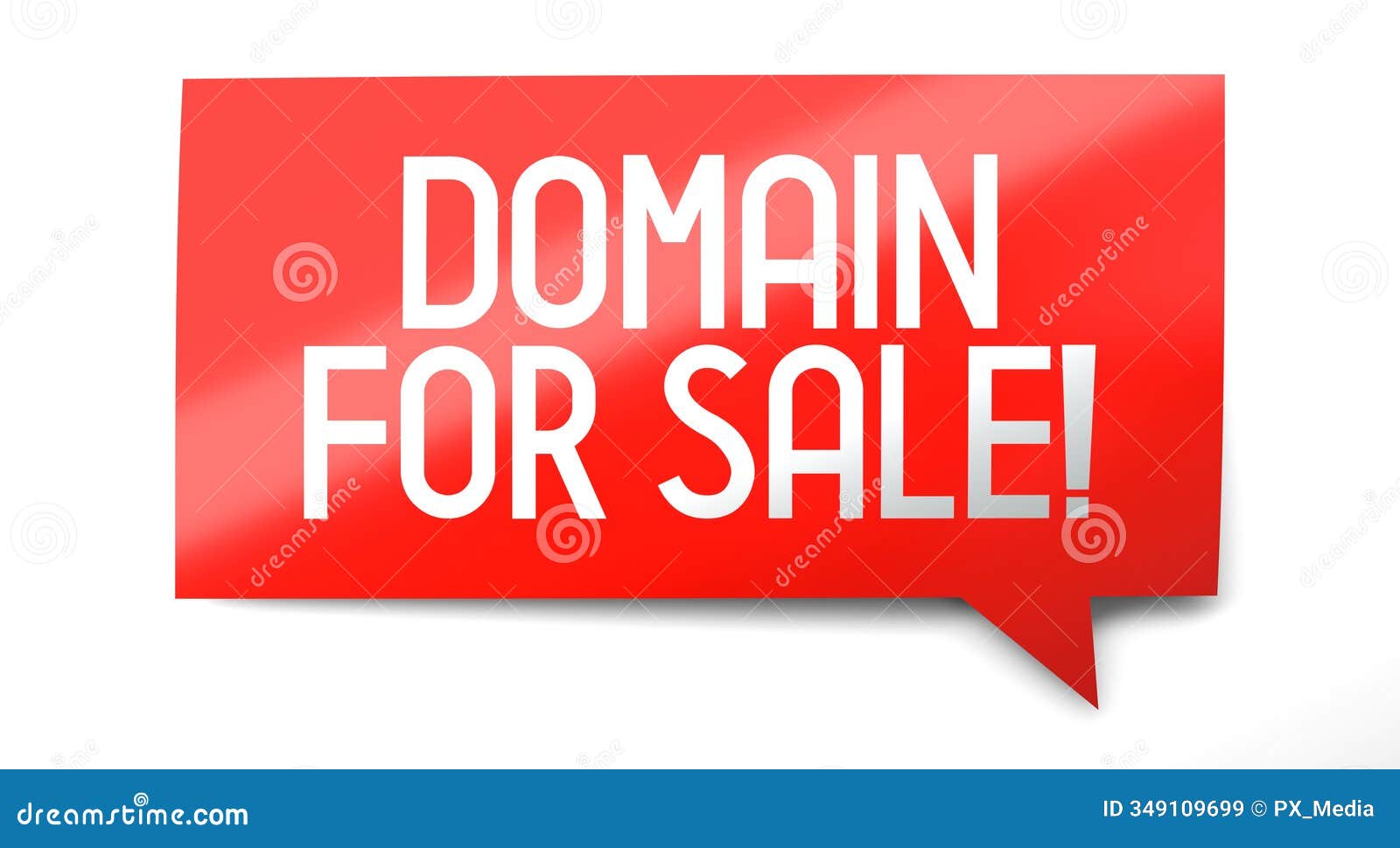 Domain for Sale - Speach Bubble Stock Illustration - Illustration of ...