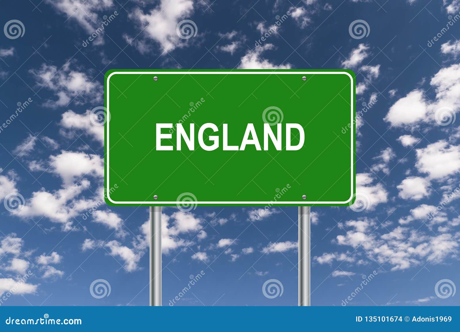 England signpost stock illustration. Illustration of focus - 135101674
