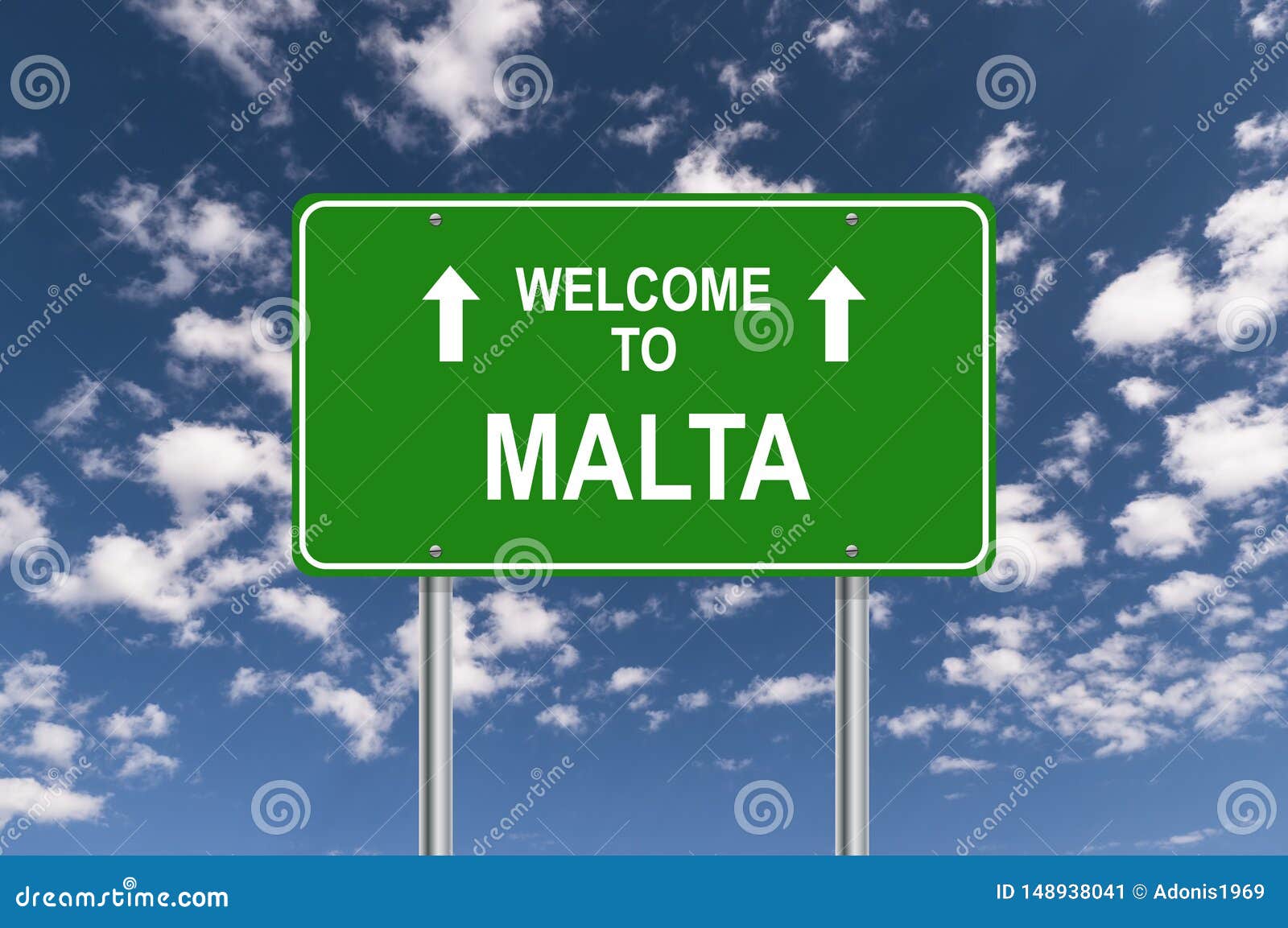 Welcome to malta stock illustration. Illustration of open - 148938041