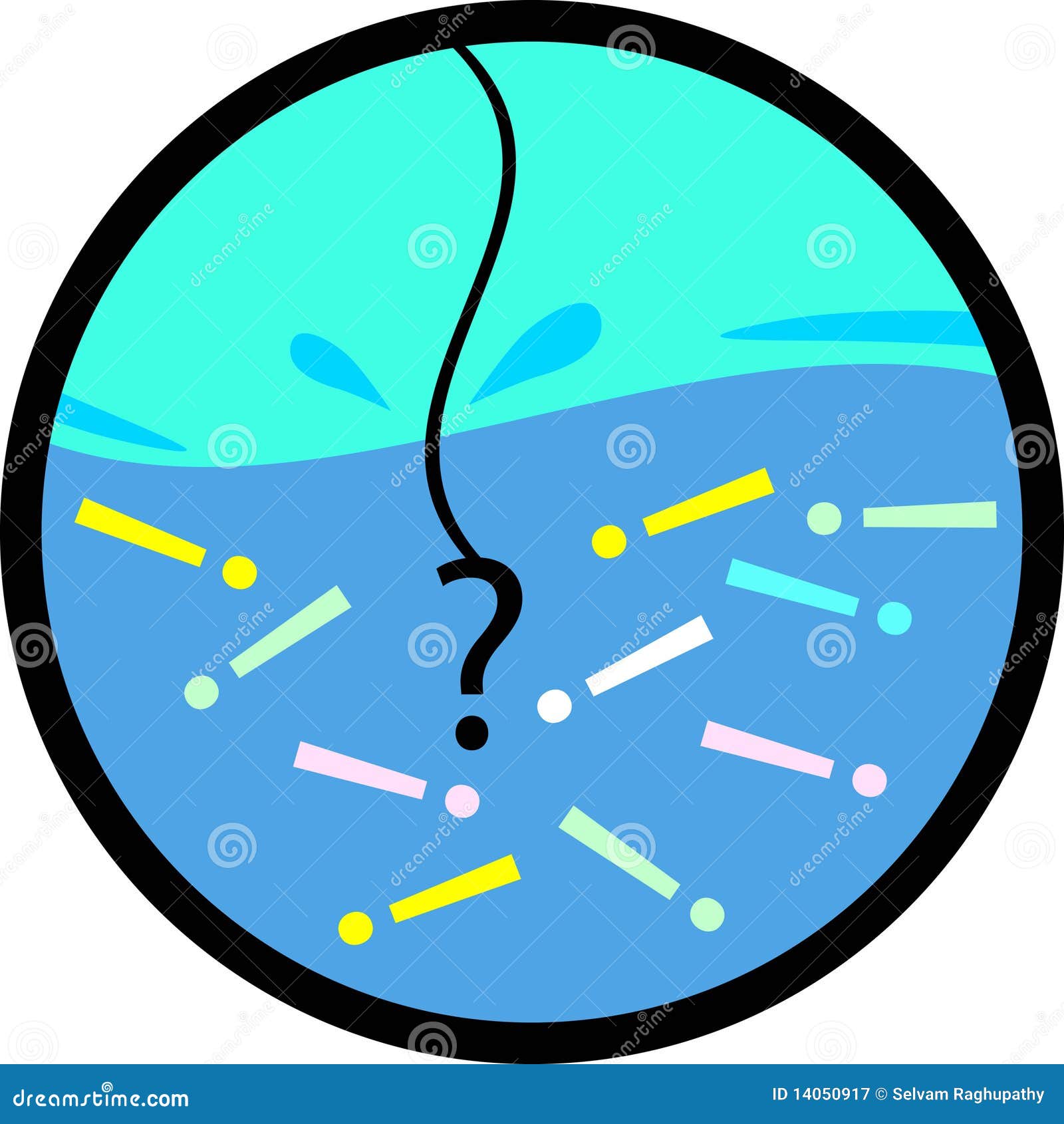 Domanda e risposta illustrazione vettoriale. Illustrazione di arte - 14050917