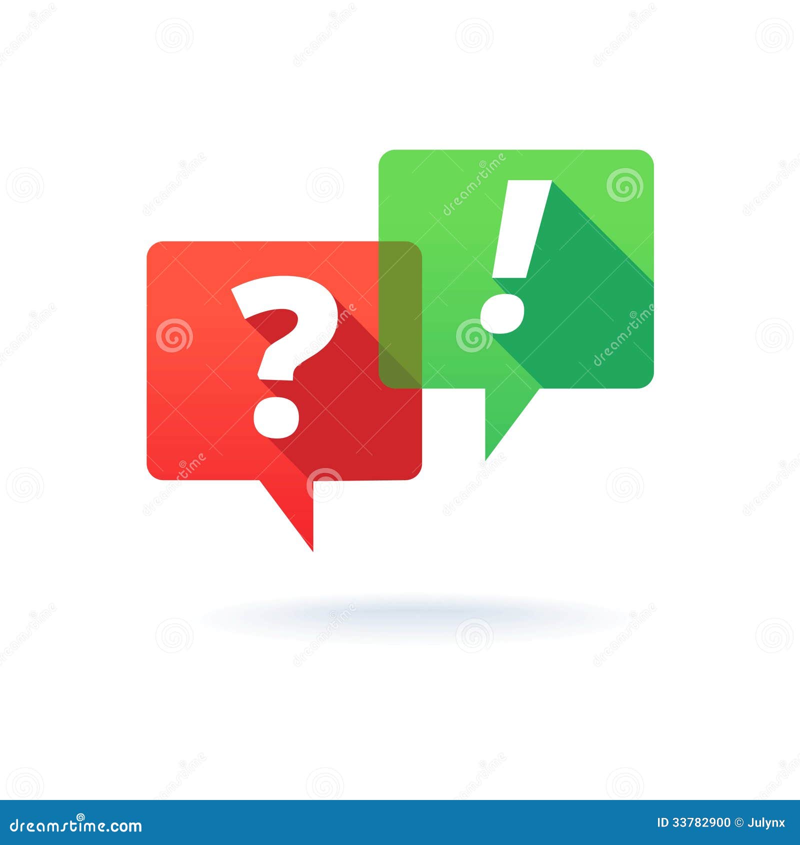 Domanda e risposta illustrazione vettoriale. Illustrazione di rete - 33782900
