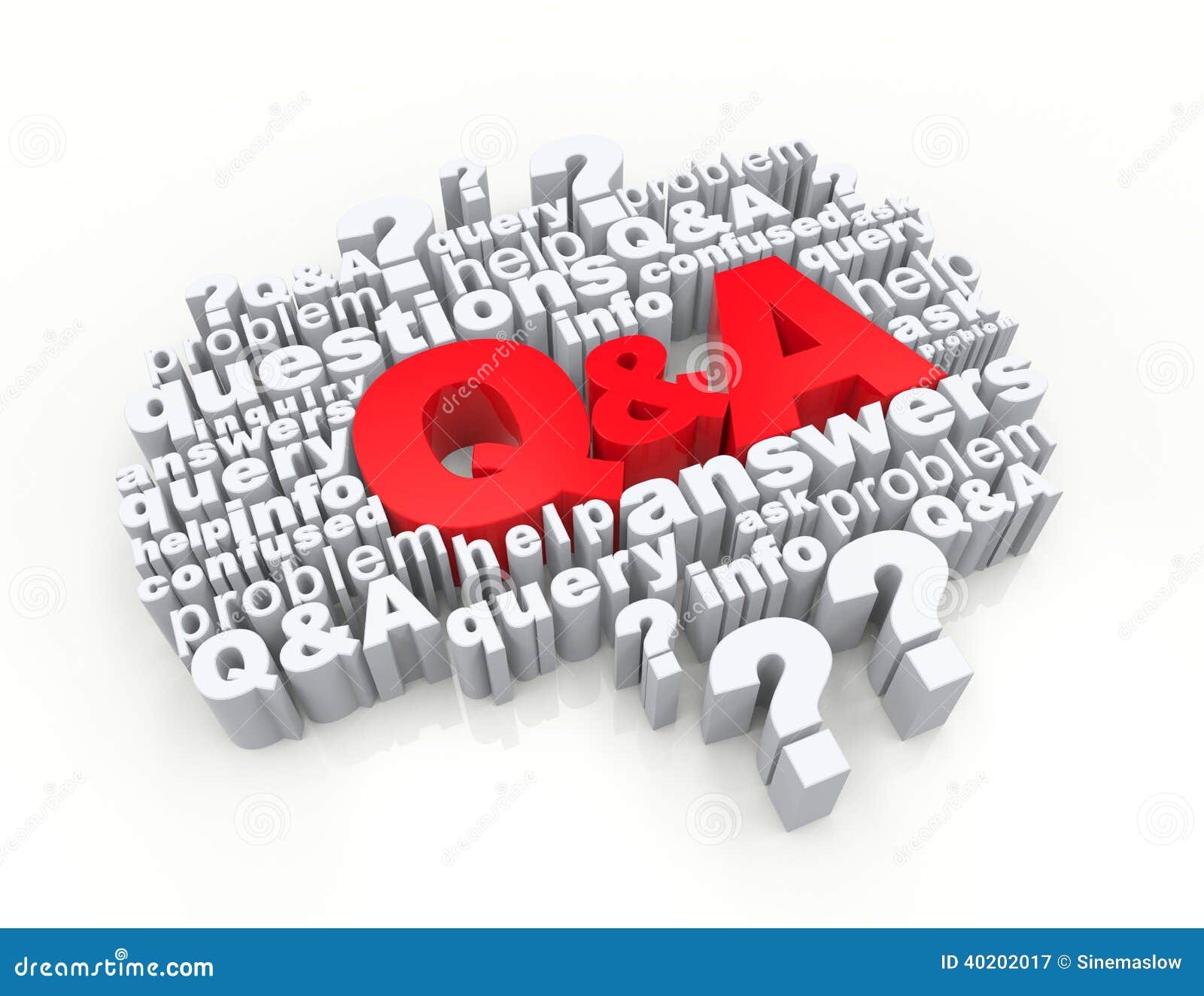 Domande e risposte illustrazione di stock. Illustrazione di rosso ...