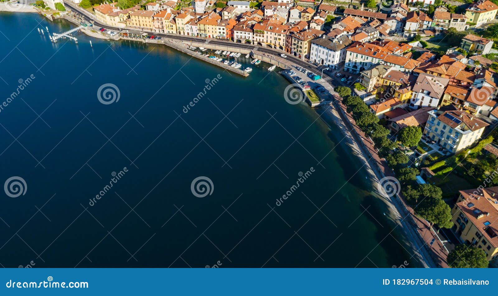 Domaso - Lake Como it stock photo. Image of landscape - 182967504