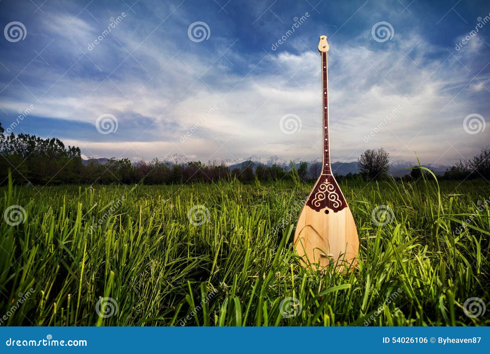 Dombra kazakh instrument stock photo. Image of festival - 54026106