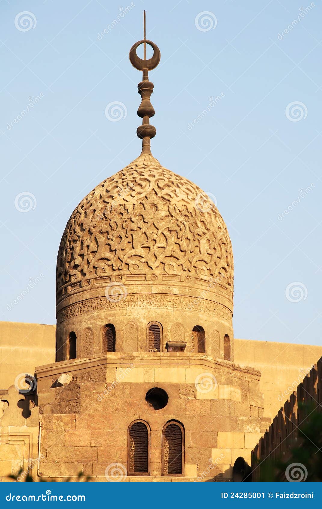 The Dome of Al-Azhar Mosque in Cairo Stock Image - Image of ...