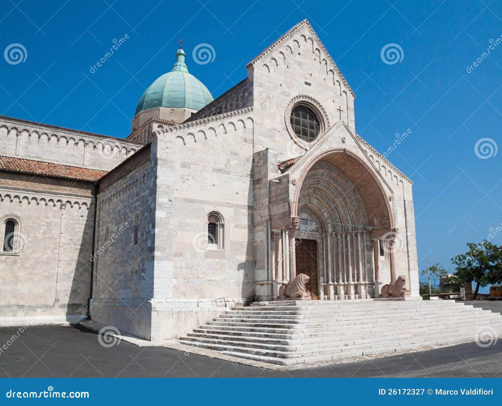 Dome of Ancona stock image. Image of portal, sunset, ancona - 26172327