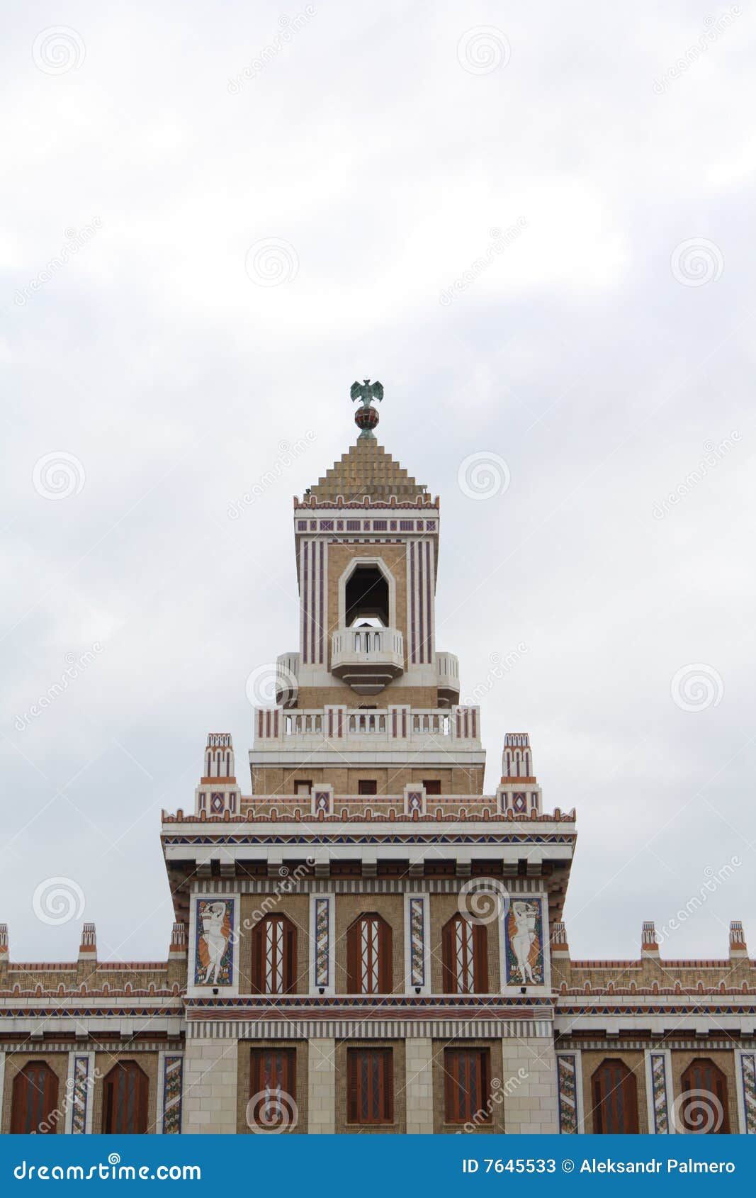 Dome of the Bacardi Building, in Havana Stock Image - Image of havana ...