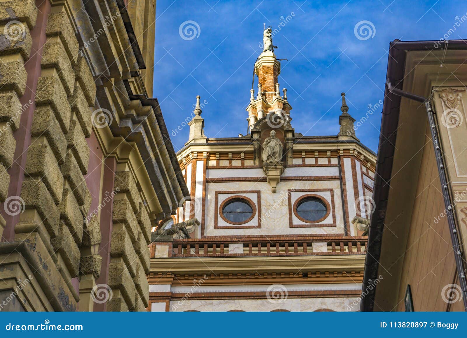 Basilica of San Gervasio E Protasio in Rapallo, Italy Stock Image ...