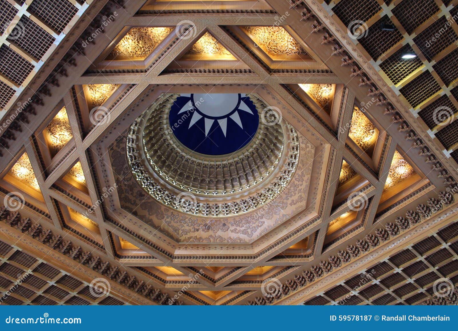 Dome in blue and bronze stock image. Image of shek, dome - 59578187
