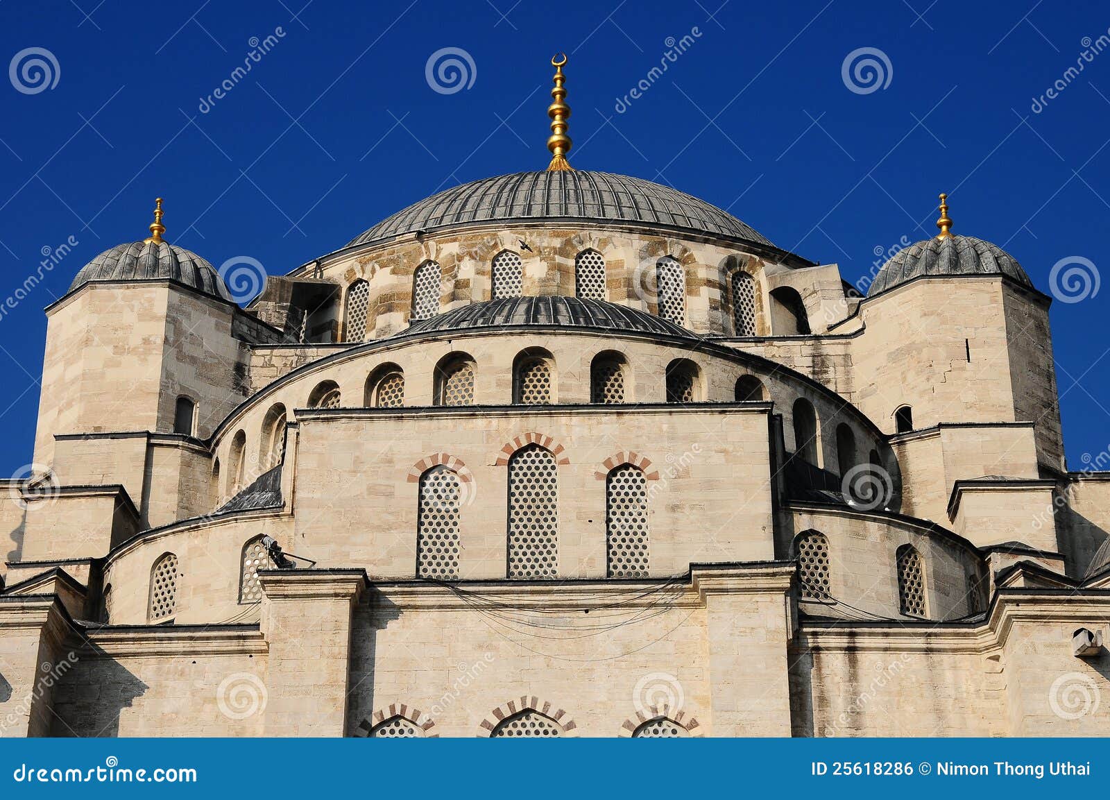 Dome of the blue Mosque stock photo. Image of mosque - 25618286