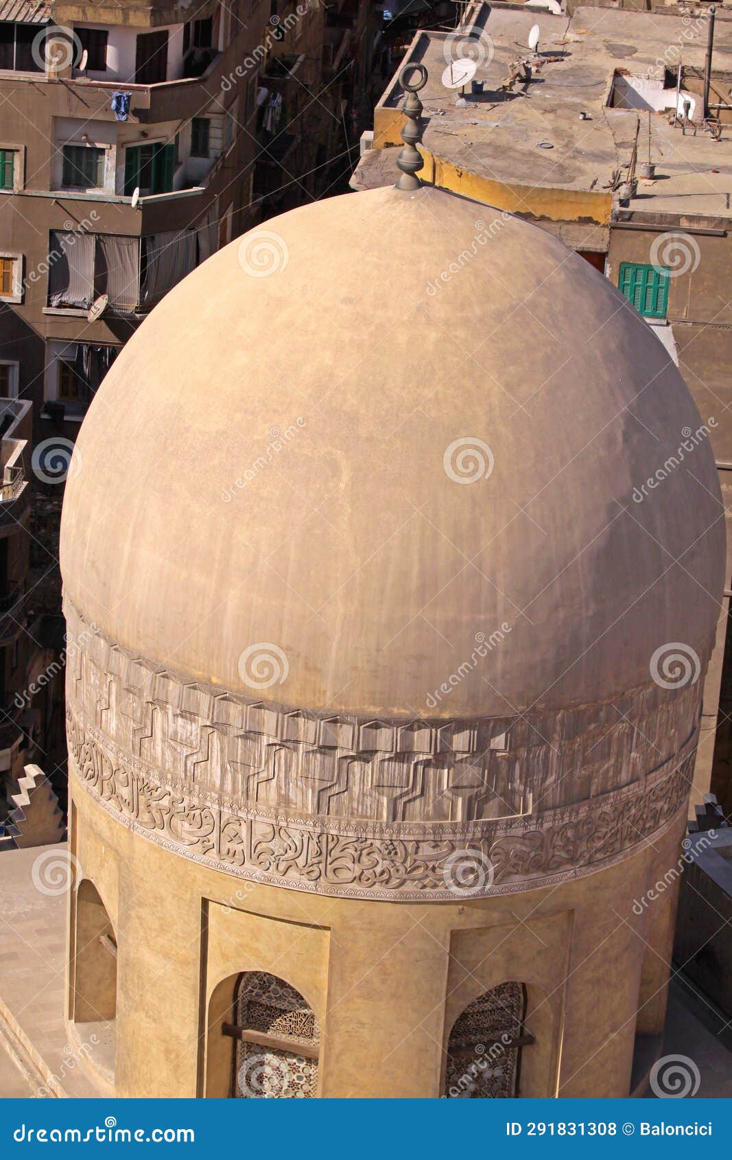 Dome Cairo Egypt stock photo. Image of mosque, building - 291831308