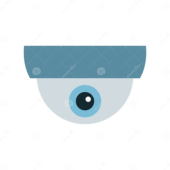 Dome Camera Icon. CCTV, Security Ceiling Video Camera, Surveillance ...