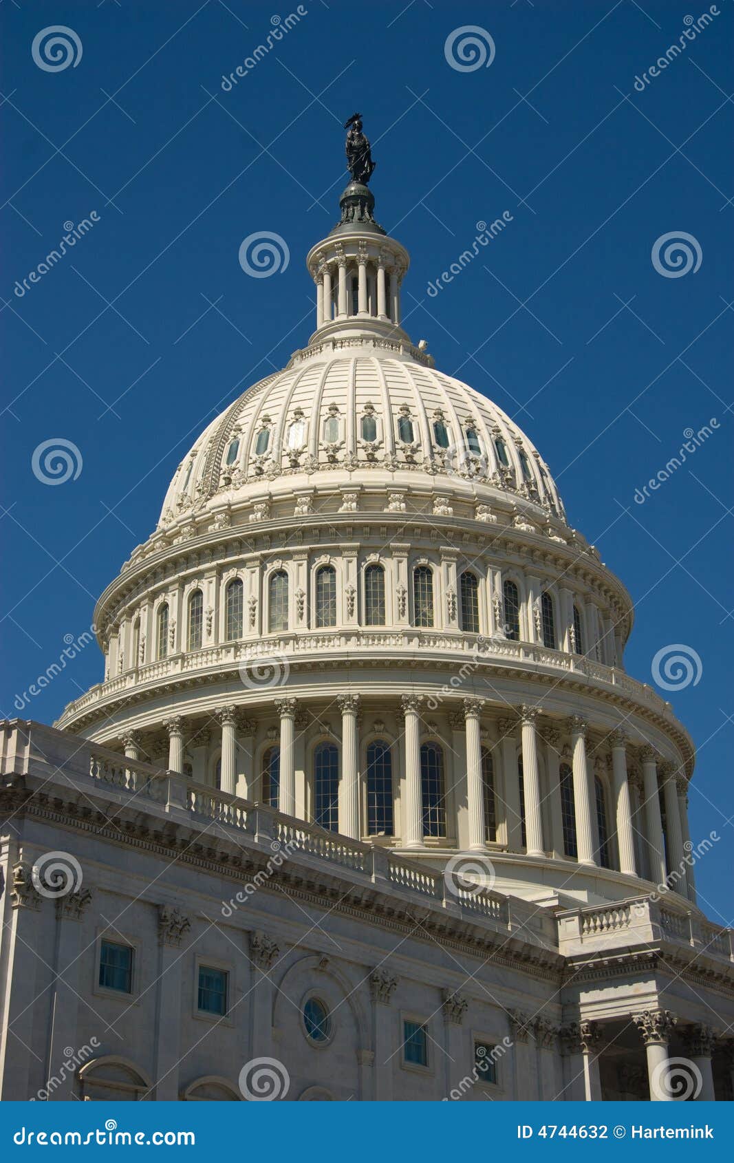 Dome Capitol Building in Washington DC Stock Photo - Image of power ...