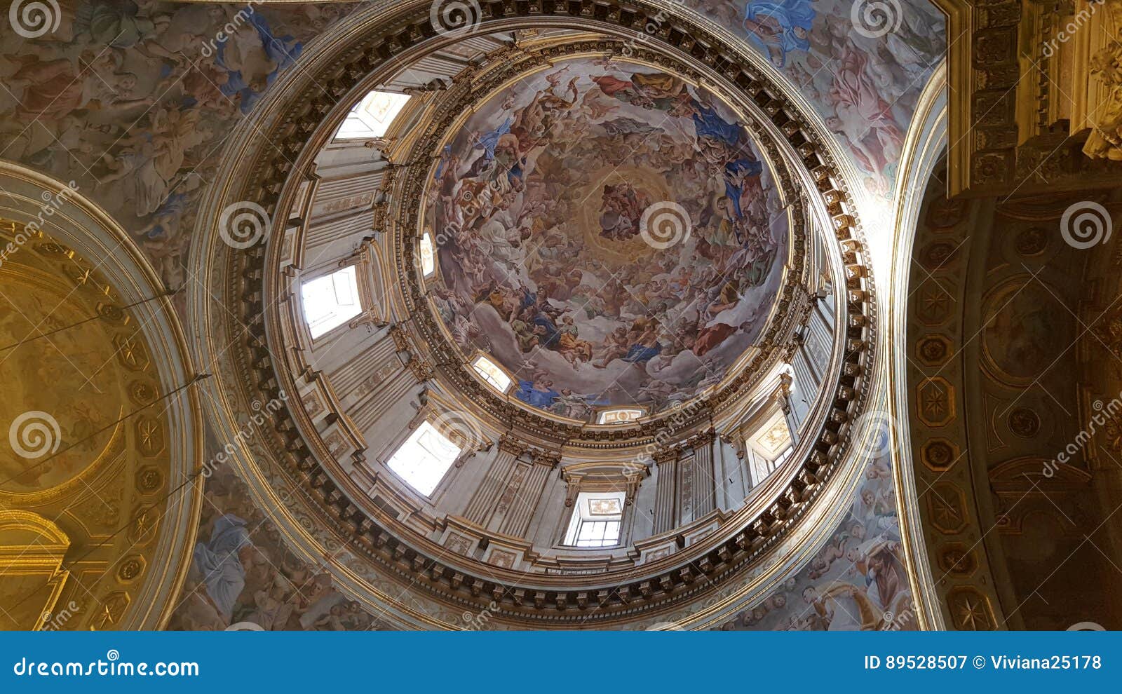 Dome of a cathedral stock image. Image of cathedral, dome - 89528507
