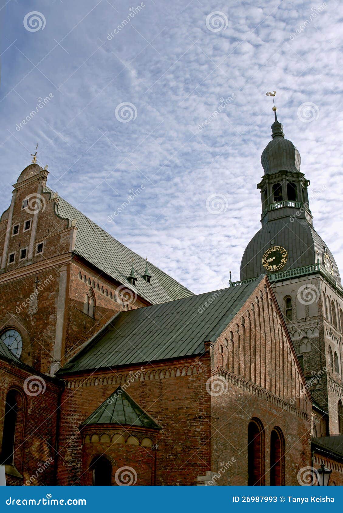 Dome Cathedral in Riga stock image. Image of ages, church - 26987993