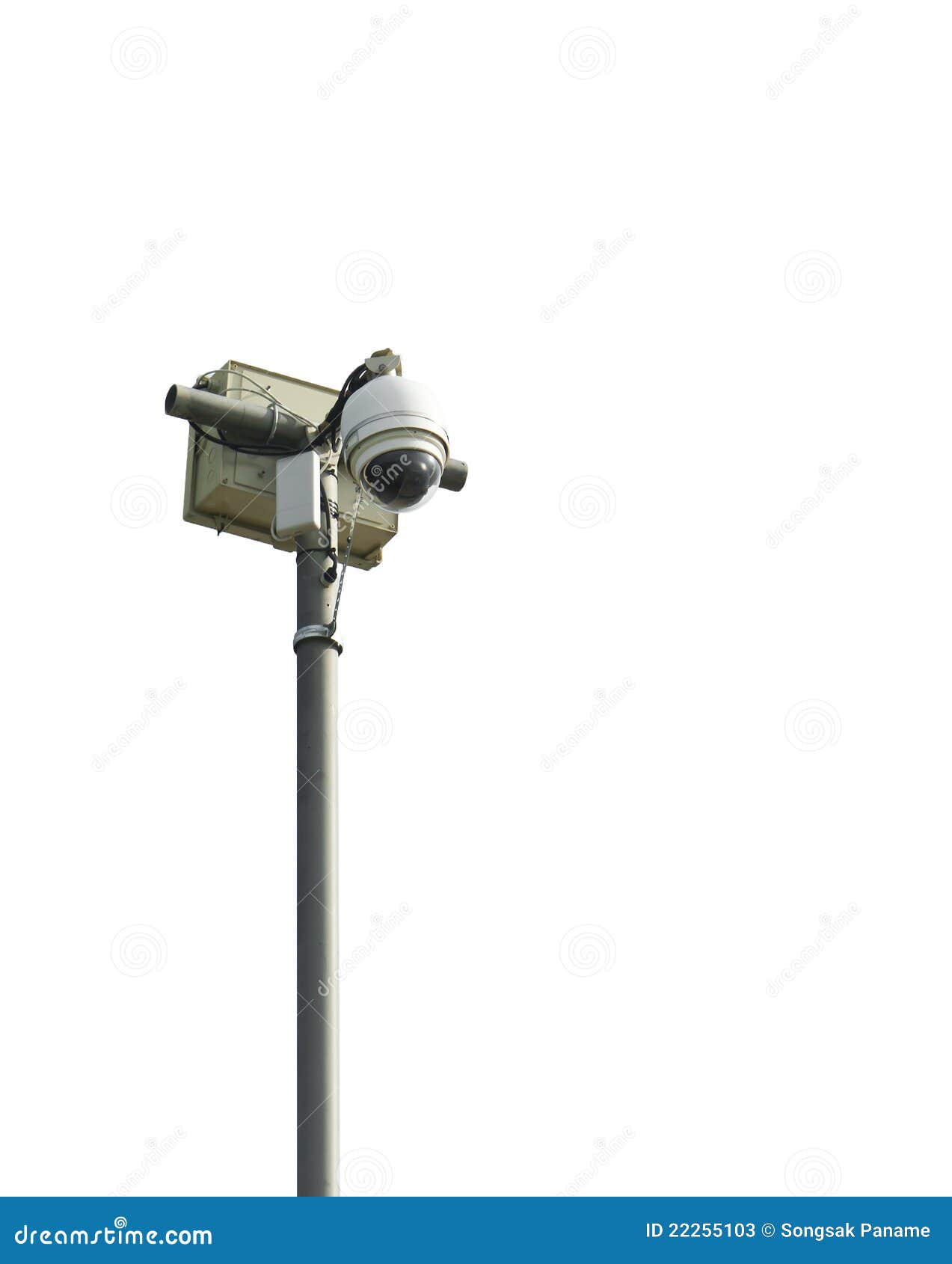 Dome CCTV camera stock image. Image of protection, protect - 22255103