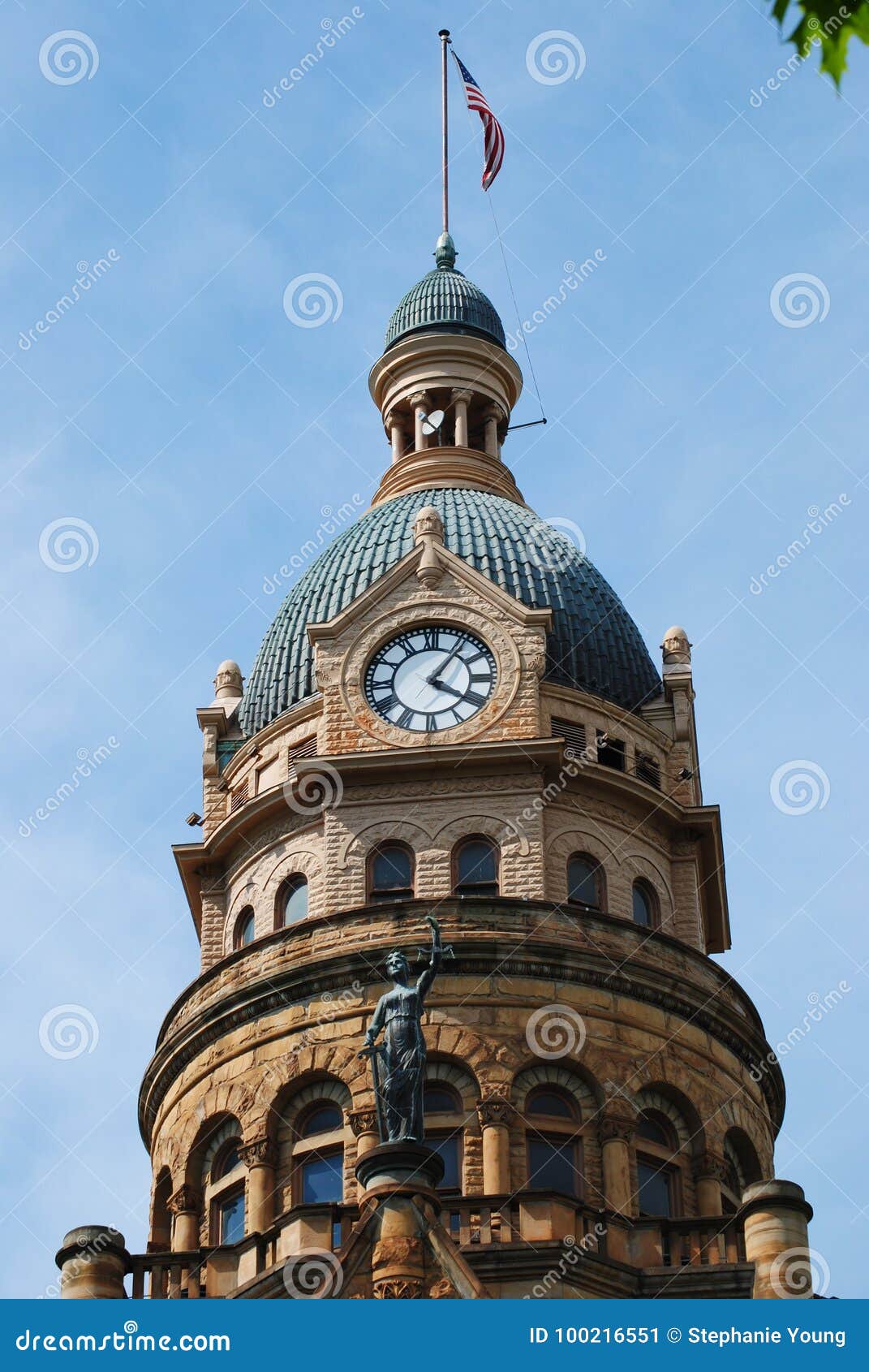 Dome of Courthouse stock image. Image of courthouse - 100216551