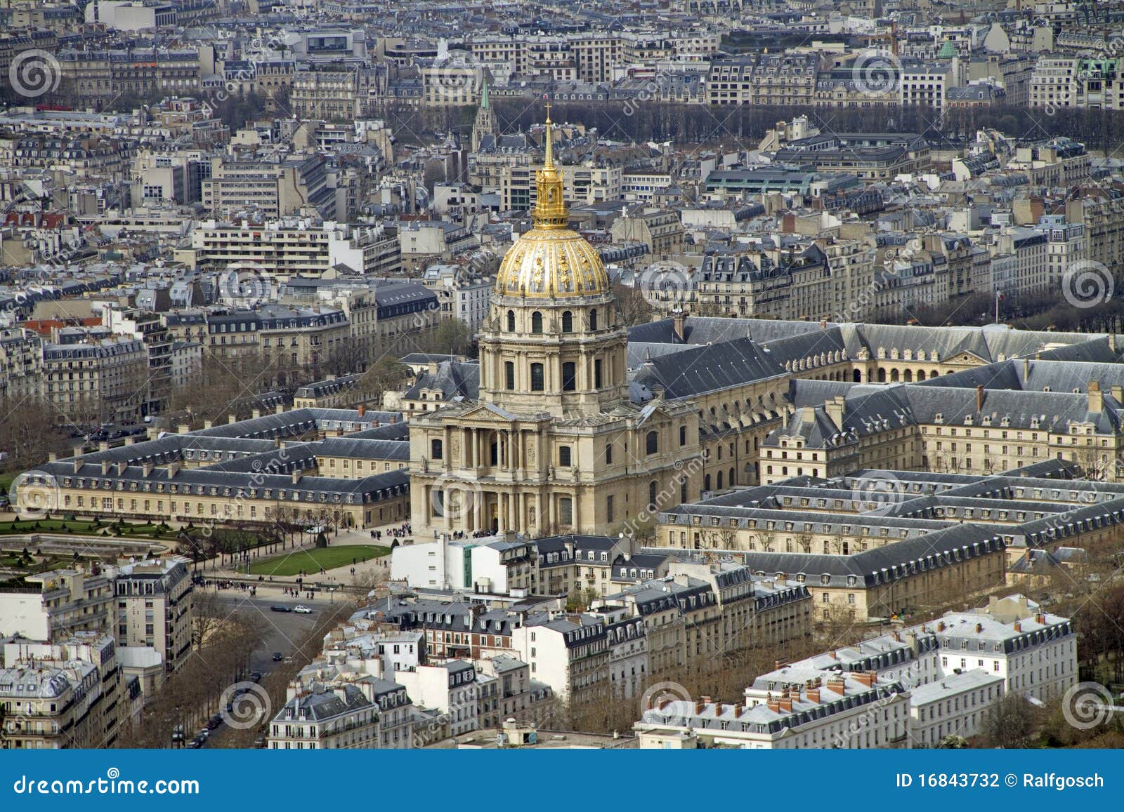 Dome des Invalides, Paris stock photo. Image of invalides - 16843732
