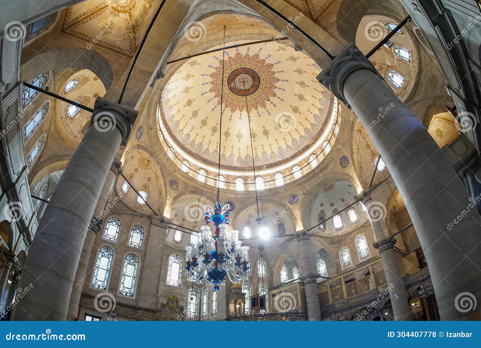 Dome of Eyup Sultan Camii Mosque, Istanbul, Turkey Stock Photo - Image ...