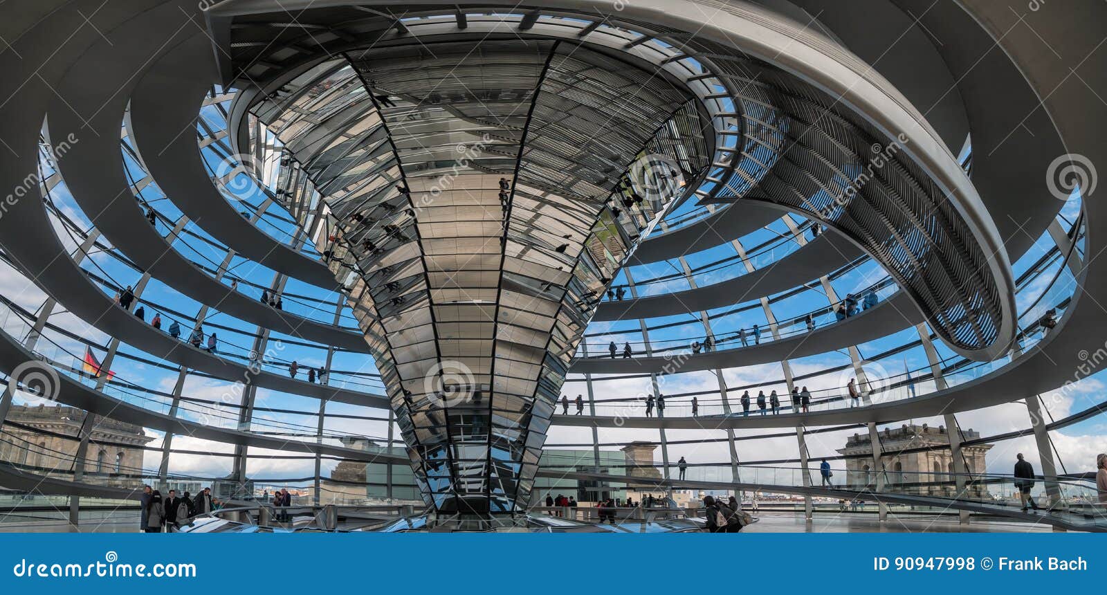Dome on the German Parliament Reichtag in Berlin Editorial Stock Photo ...