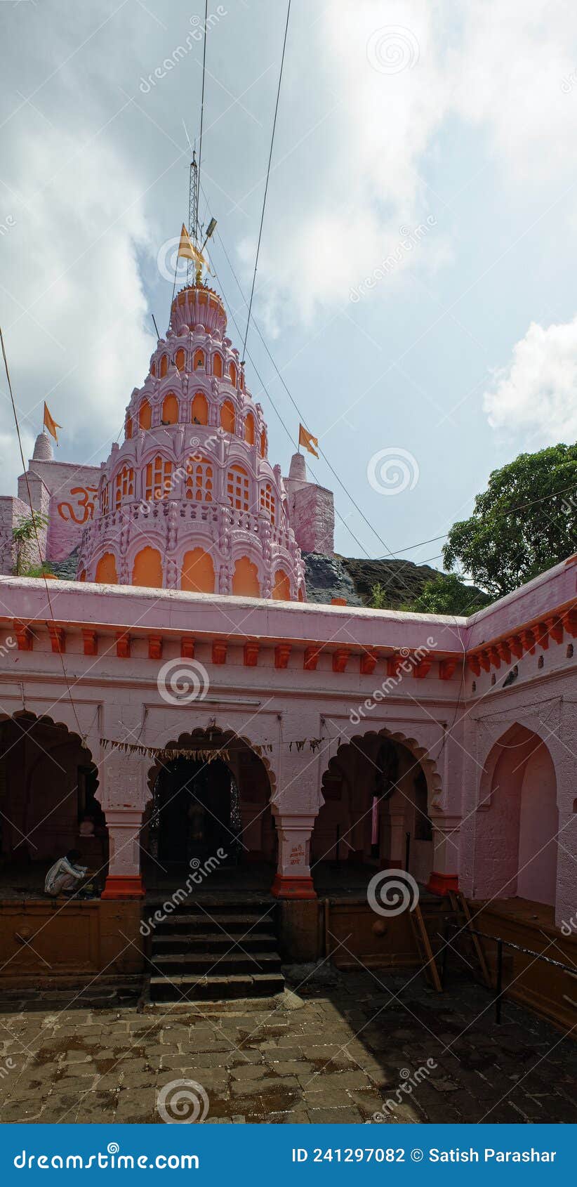 Dome of Goddess Matsyodari Devi Temple at Ambad Jalna Editorial ...